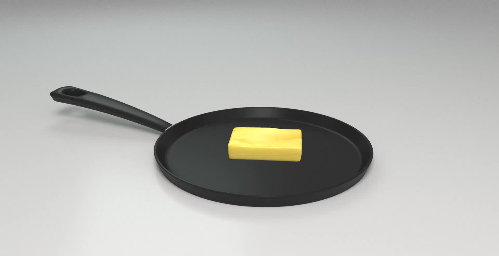 ArtStation - Butter melting animation