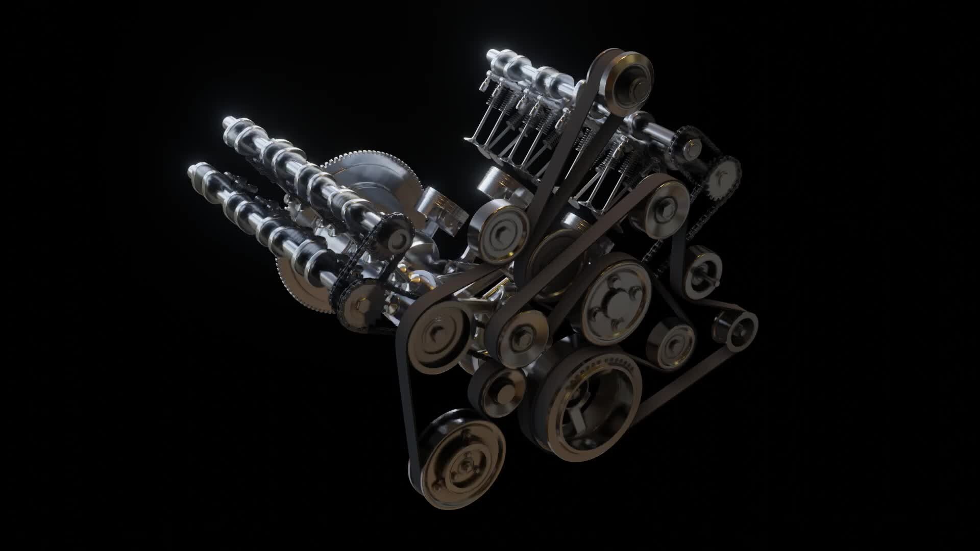 ArtStation - V8 engine animation