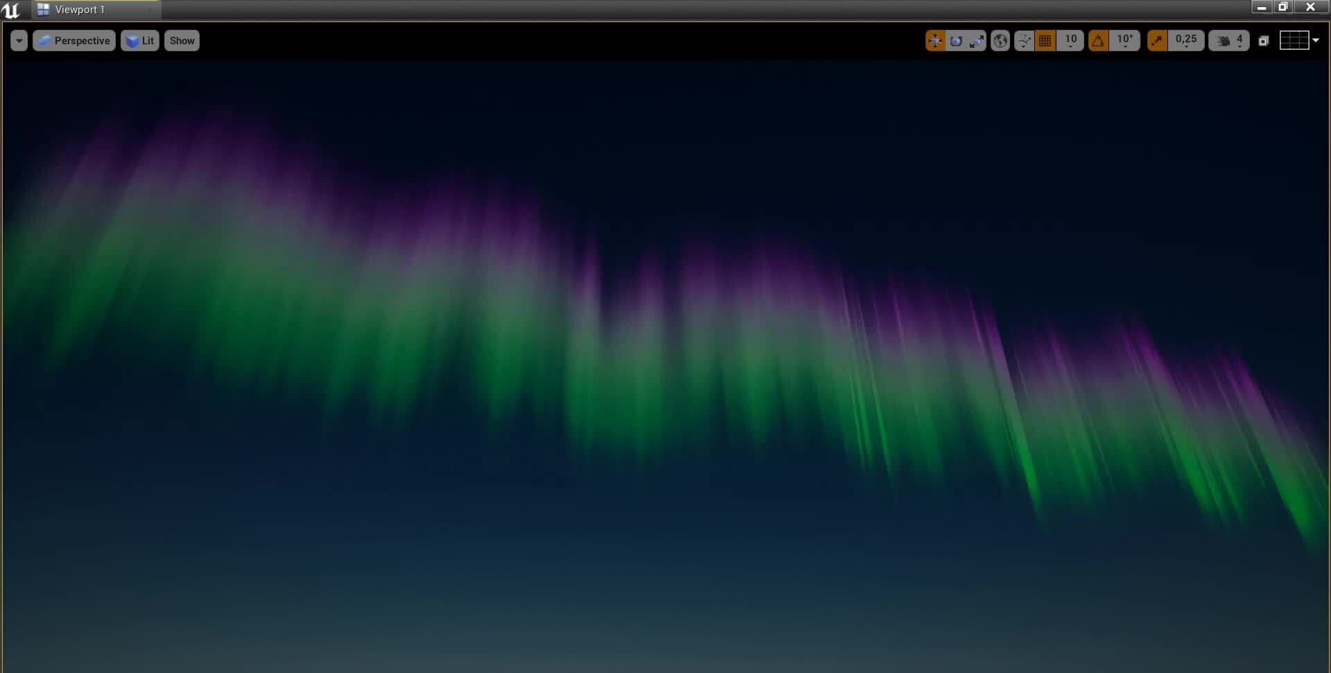 ArtStation - Unreal Engine VFX Aurora Borealis