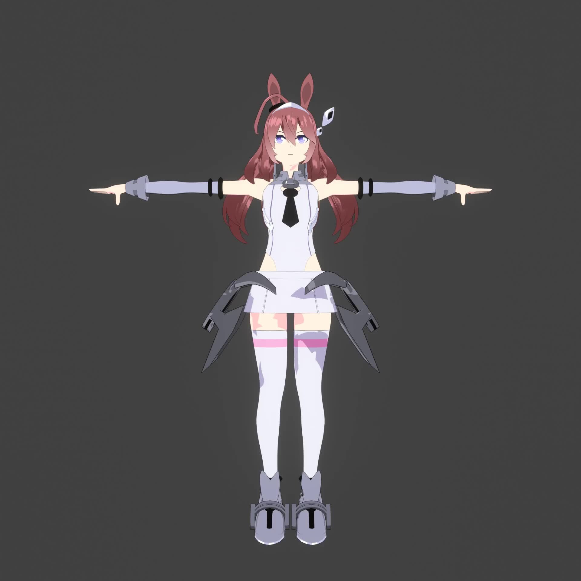 ArtStation - Mihono Bourbon 3d model