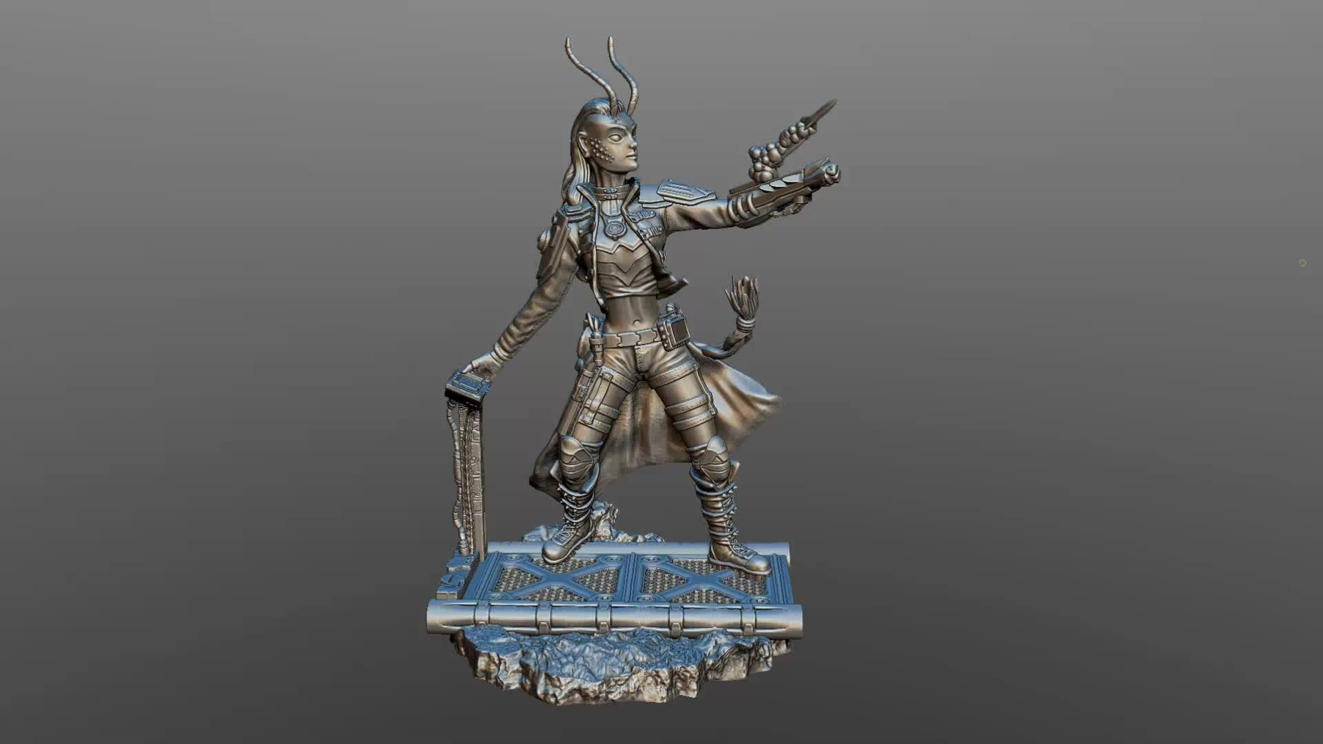 ArtStation - Lashunta Technomancer Starfinder