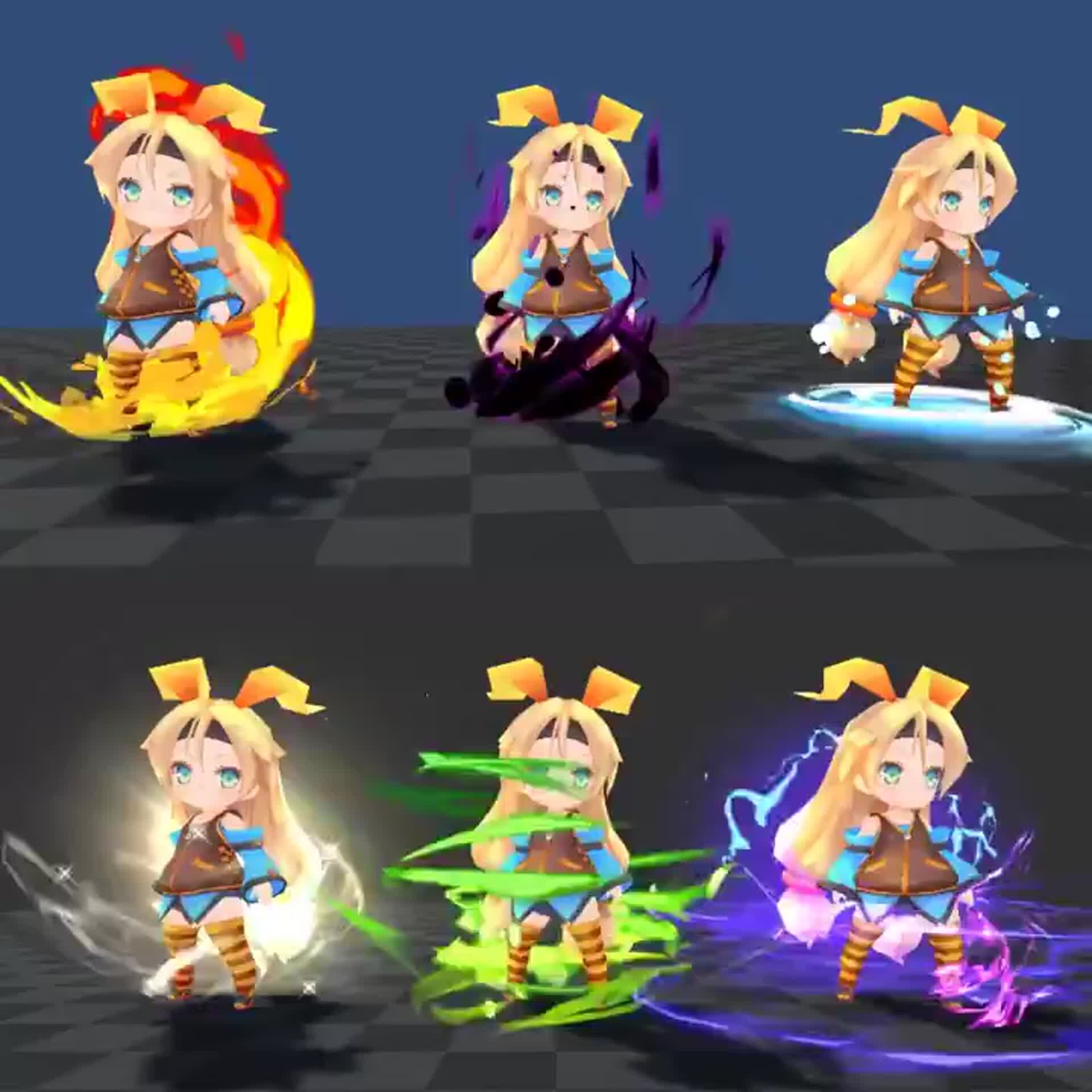 ArtStation - Unity Effect / Elemental Effects Sample01