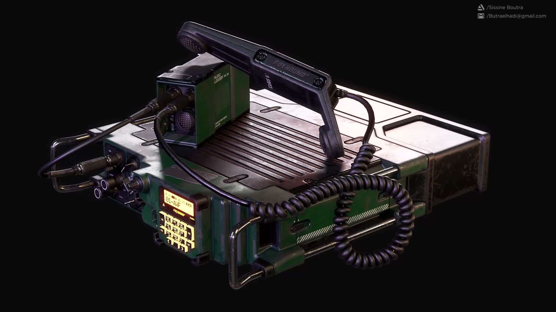 ArtStation - Heavy Duty Military Radio