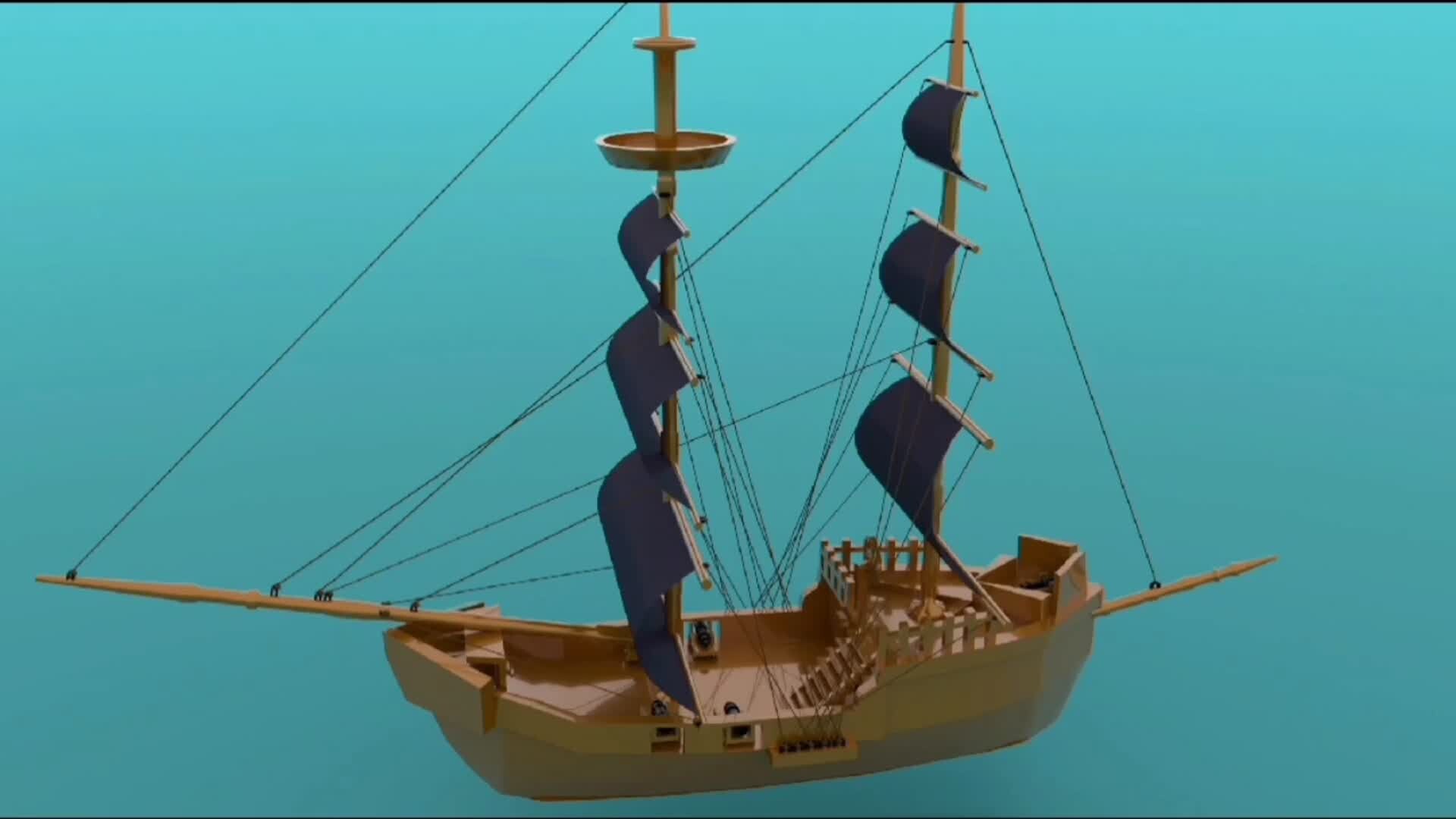 ArtStation - 3d Ship model