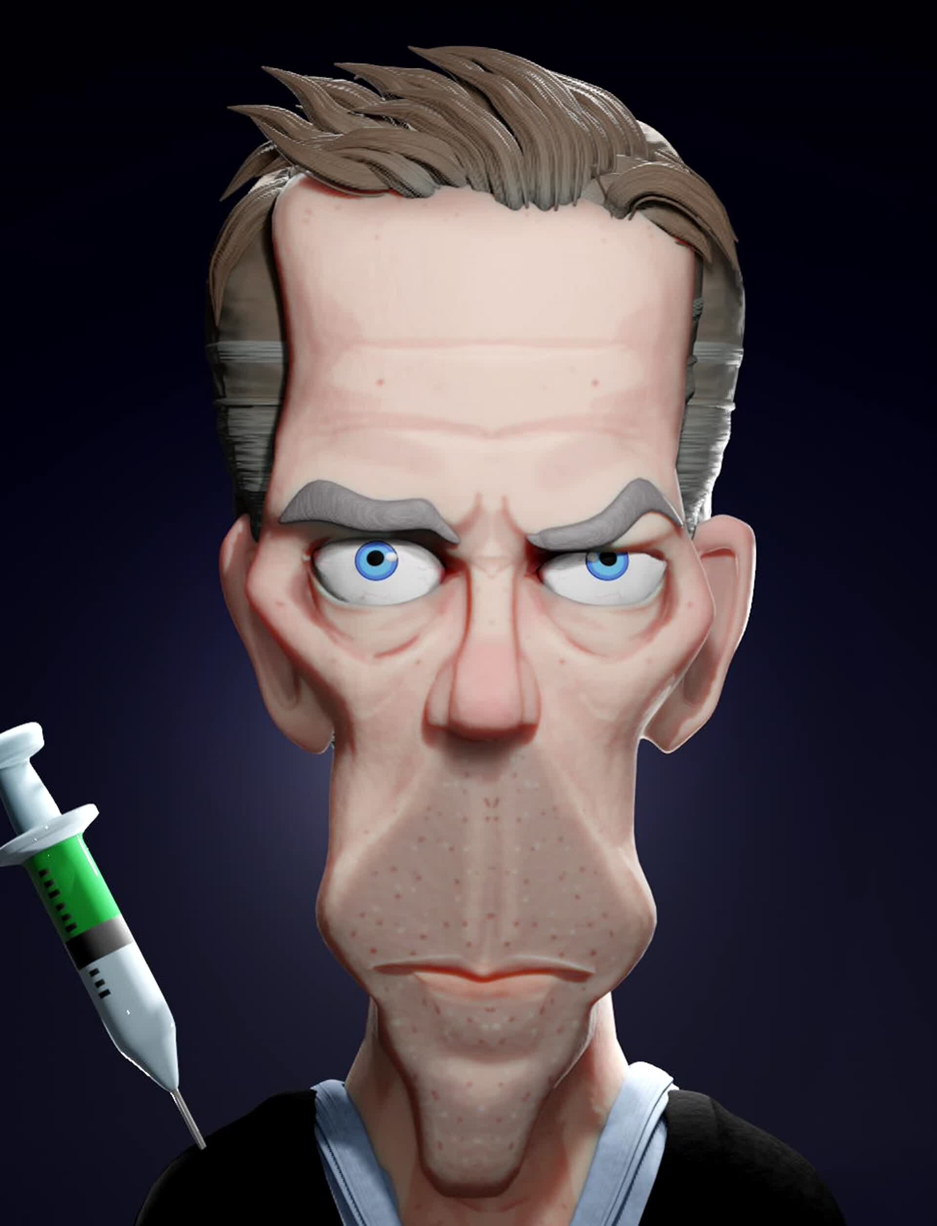 ArtStation - gregory house 3d model