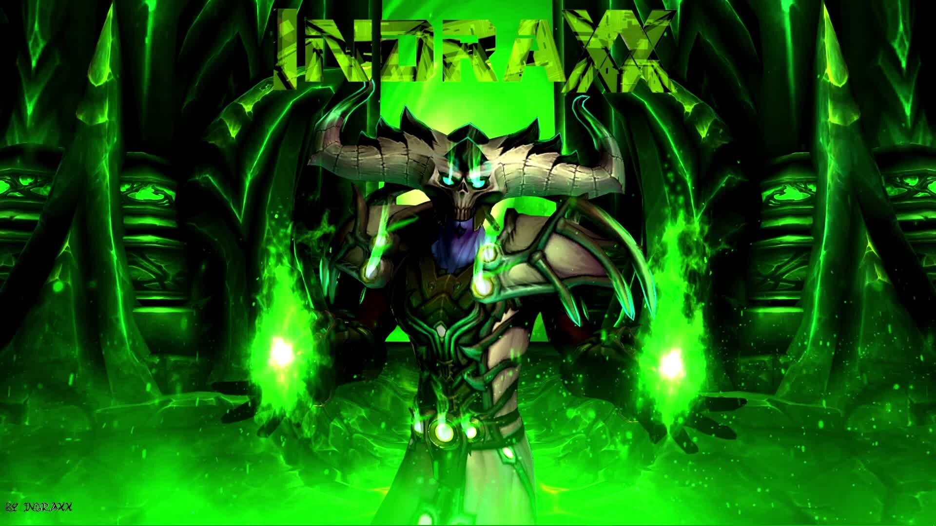 ArtStation - (Animated version) Warlock - Master of the Fel