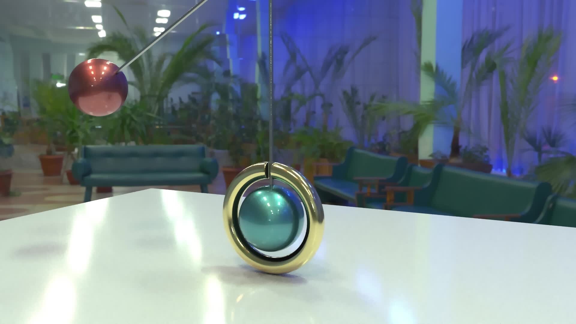 ArtStation - 3D Pendulum loop Animation