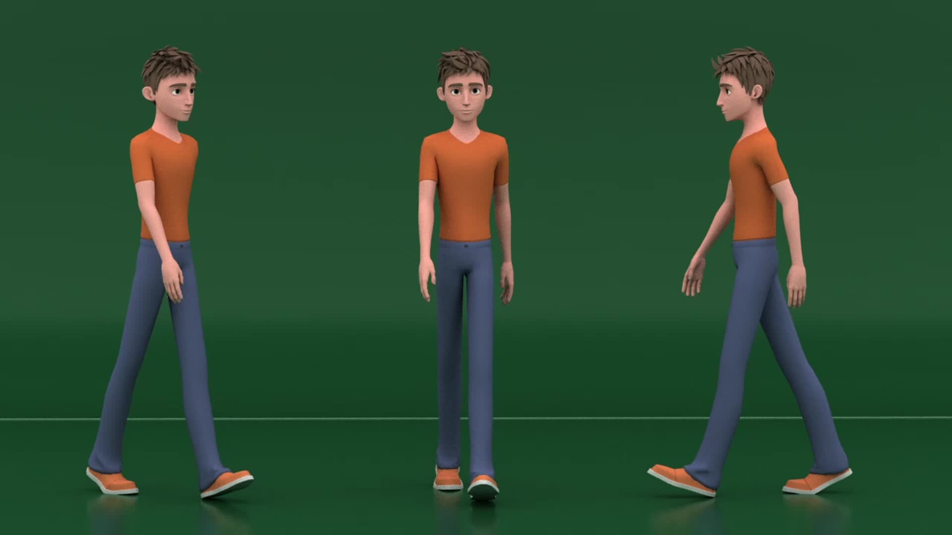 ArtStation - Character Walk Cycle Animation