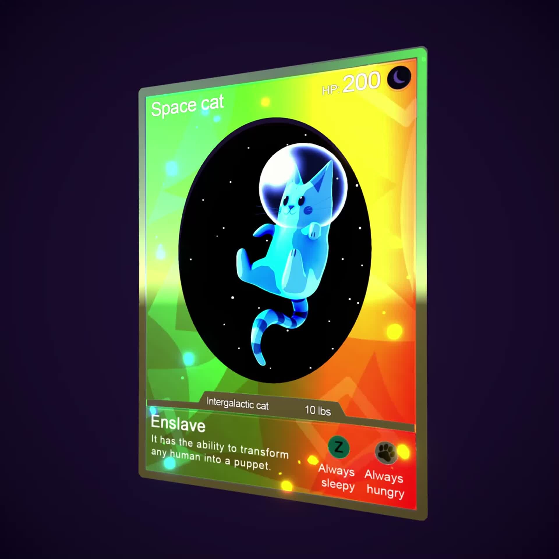 ArtStation - Space Cat Card