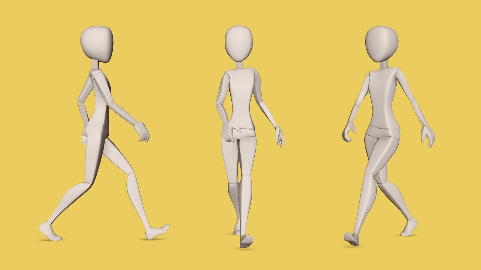 ArtStation - Jill Walk Cycle