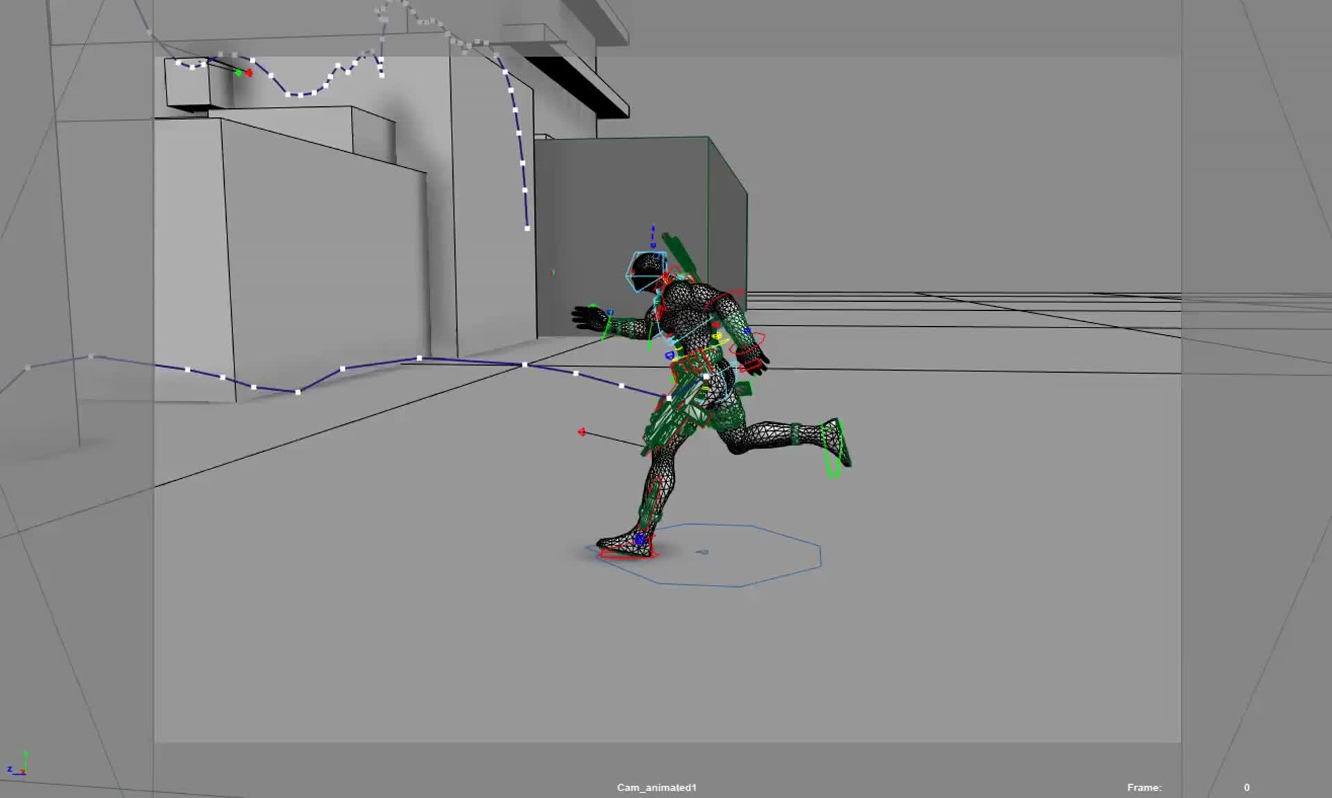 ArtStation - [WIP] 3D Animation Physics Trainning - Weight / Run / Jump