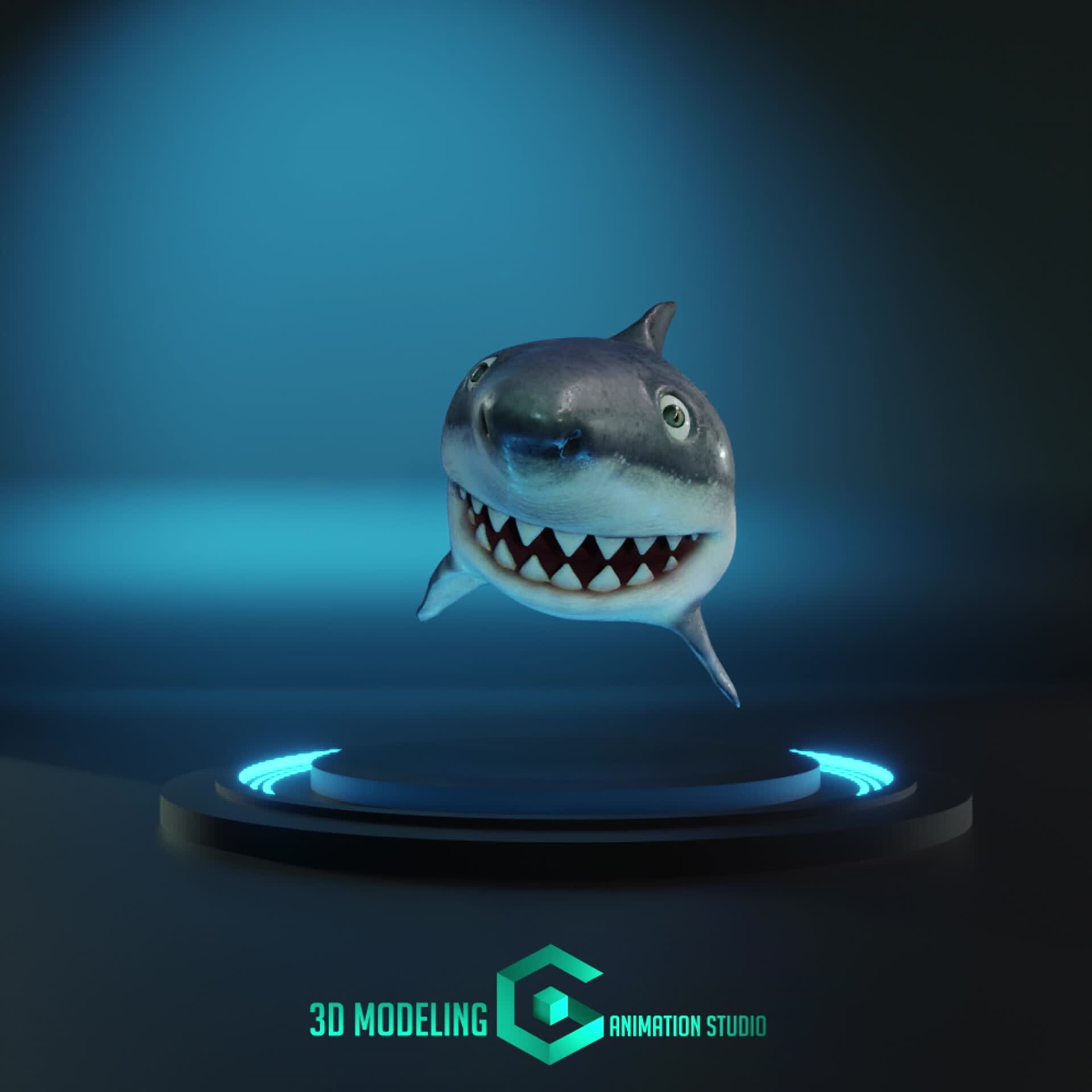 ArtStation - Cute Shark