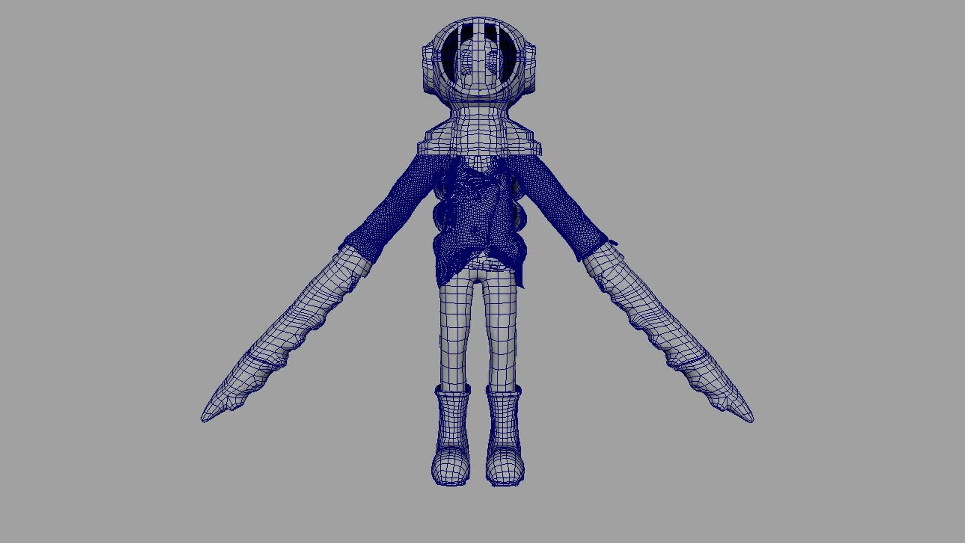 ArtStation - Model of Octopus man by Nelnal on Twitter