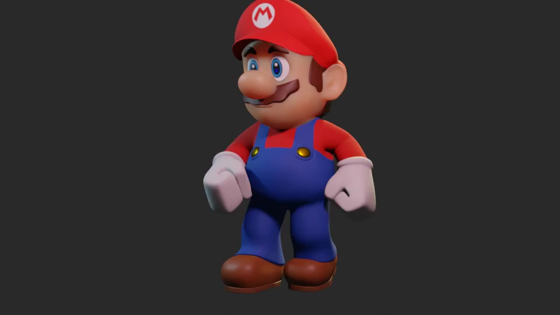 ArtStation - Mario walking down the street / Mario running