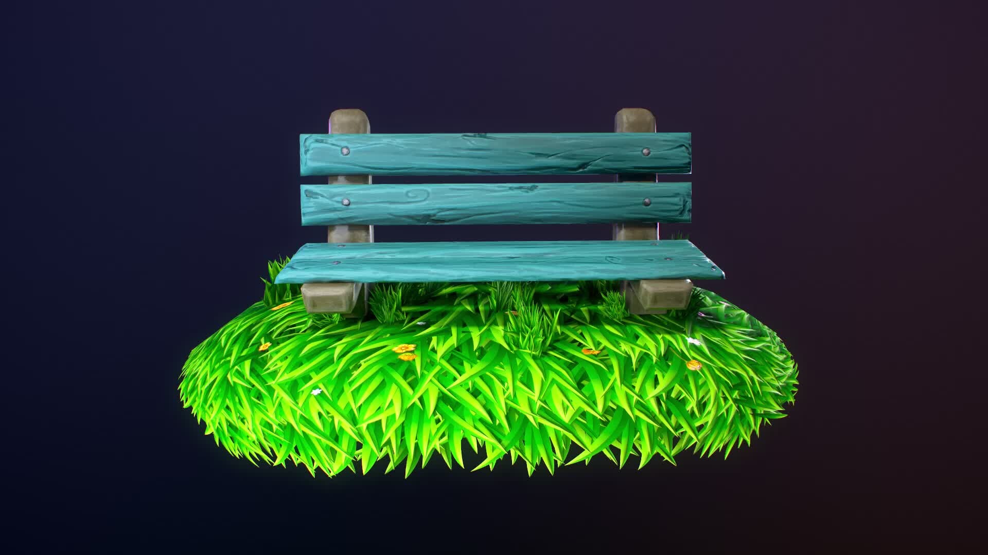 ArtStation - Beautiful bench