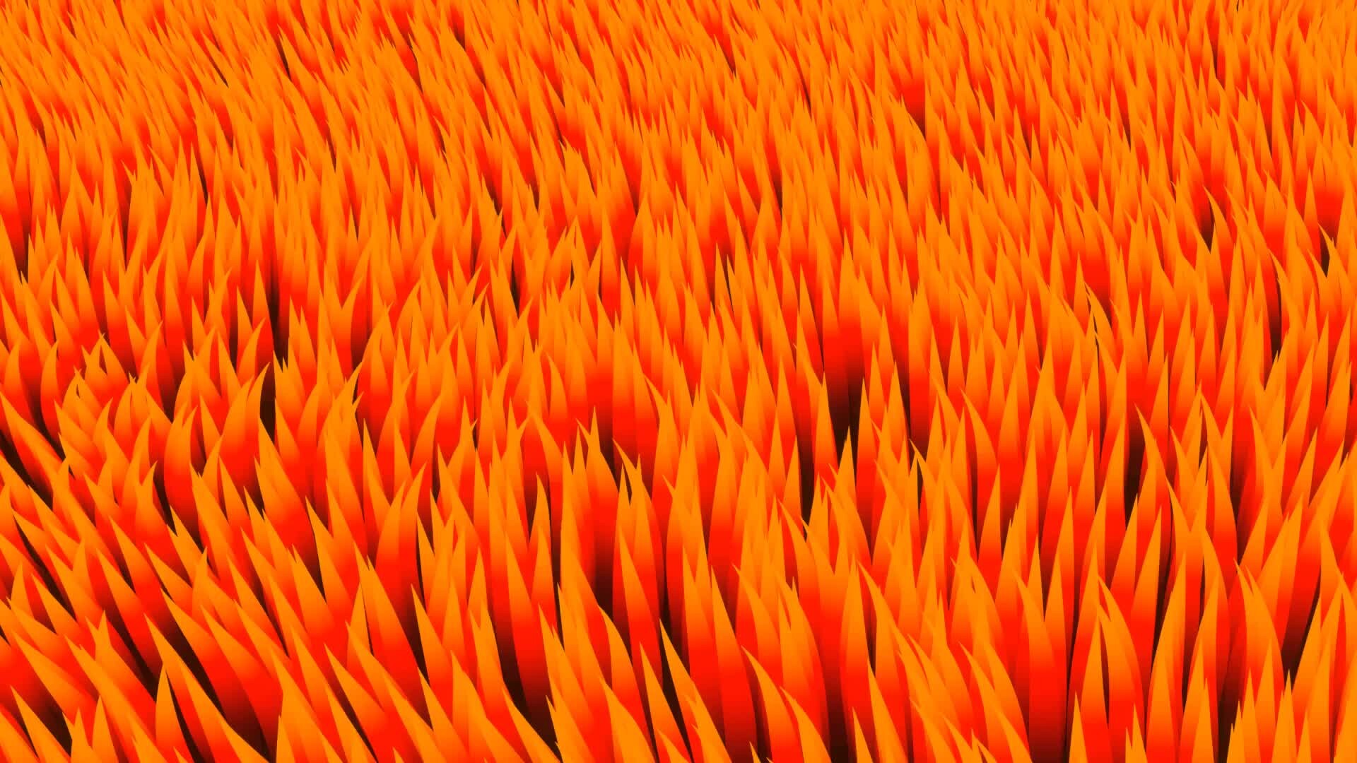 ArtStation - Fire grass (Stylized grass pt.2)