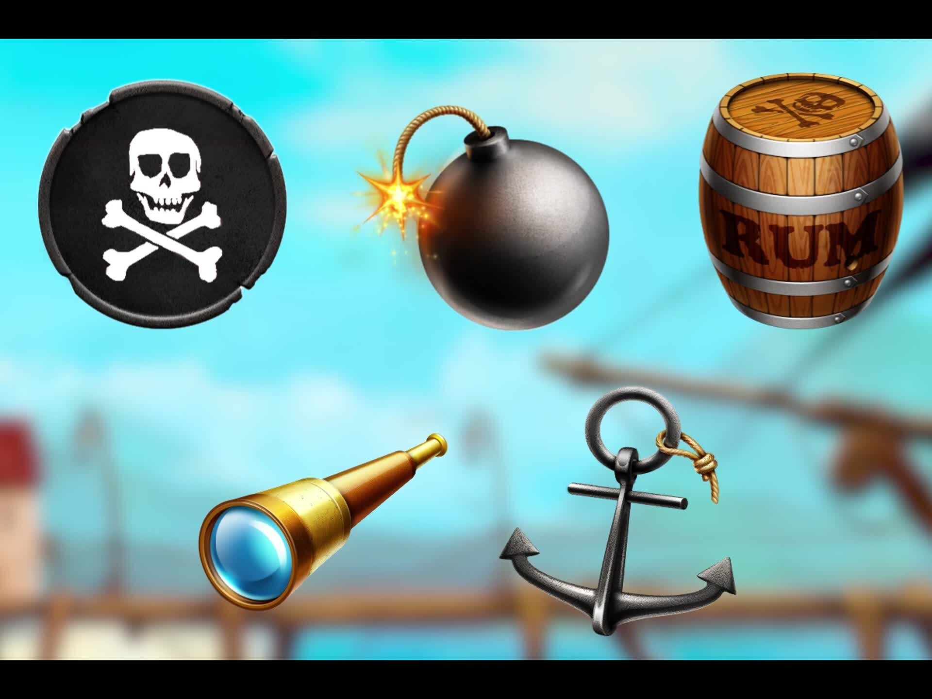 ArtStation - Pirates Themed slot Symbols Animation