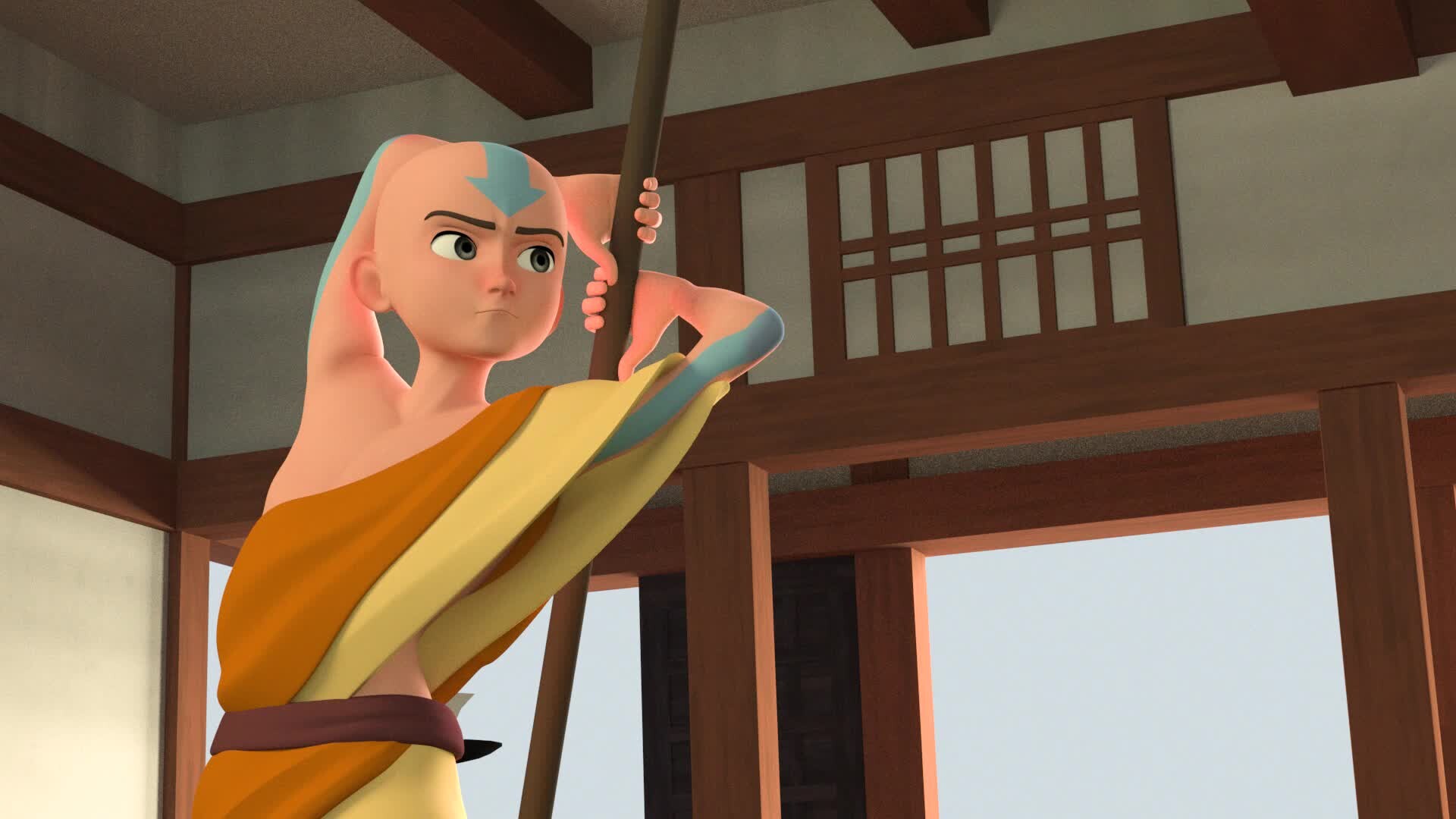 ArtStation - Rocio Rosella | Aang Attack