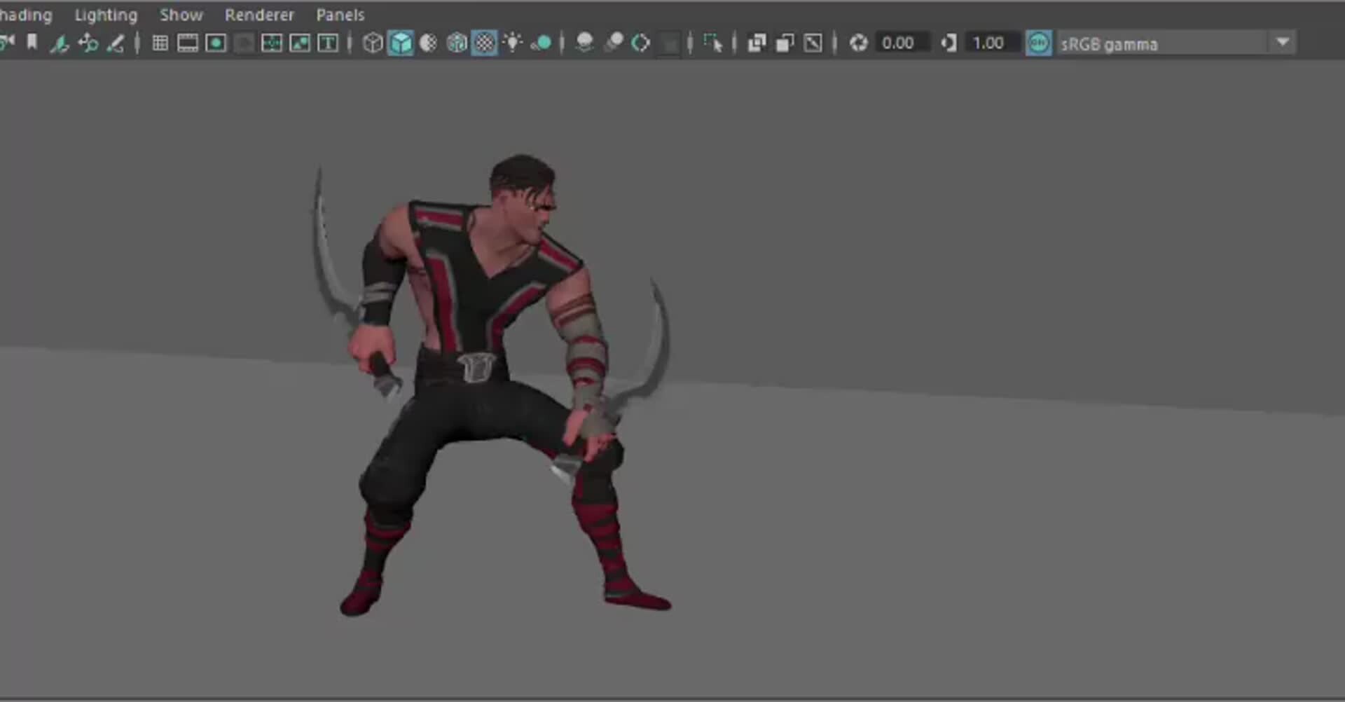 ArtStation - Dual Blade Attack Animation