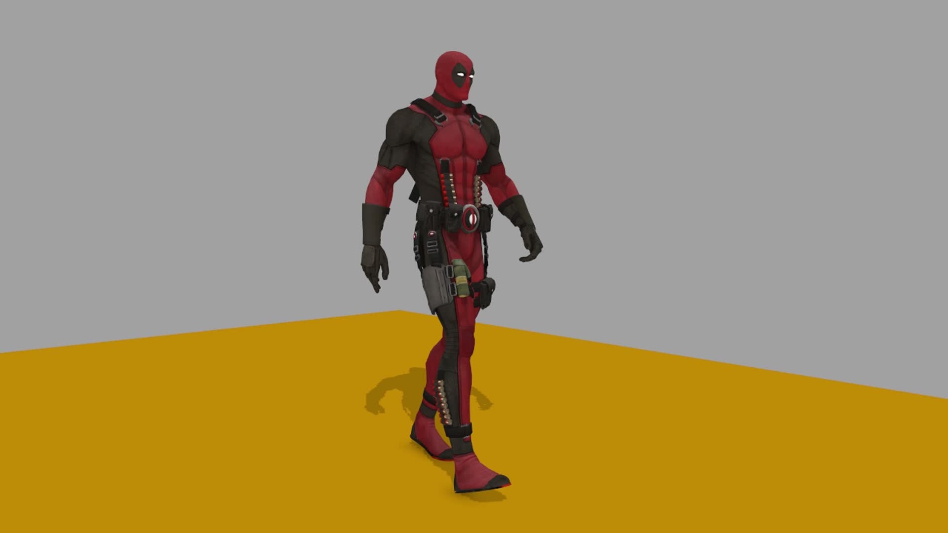 ArtStation - Deadpool walk cycle