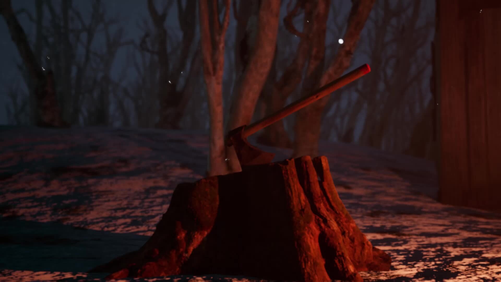 ArtStation - Landscape Layout - Winter Bonfire