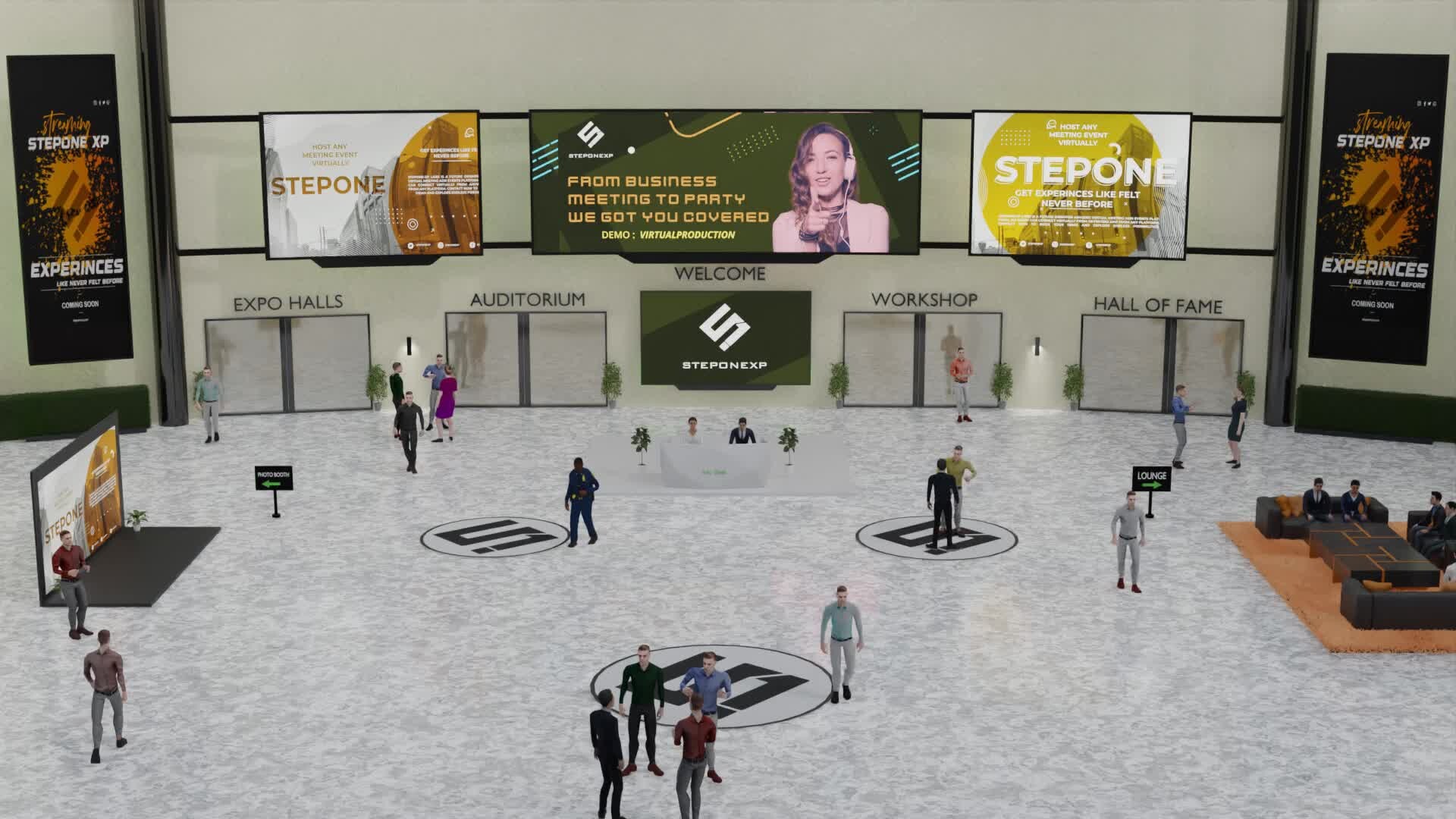 ArtStation - Interior of Virtual Hall