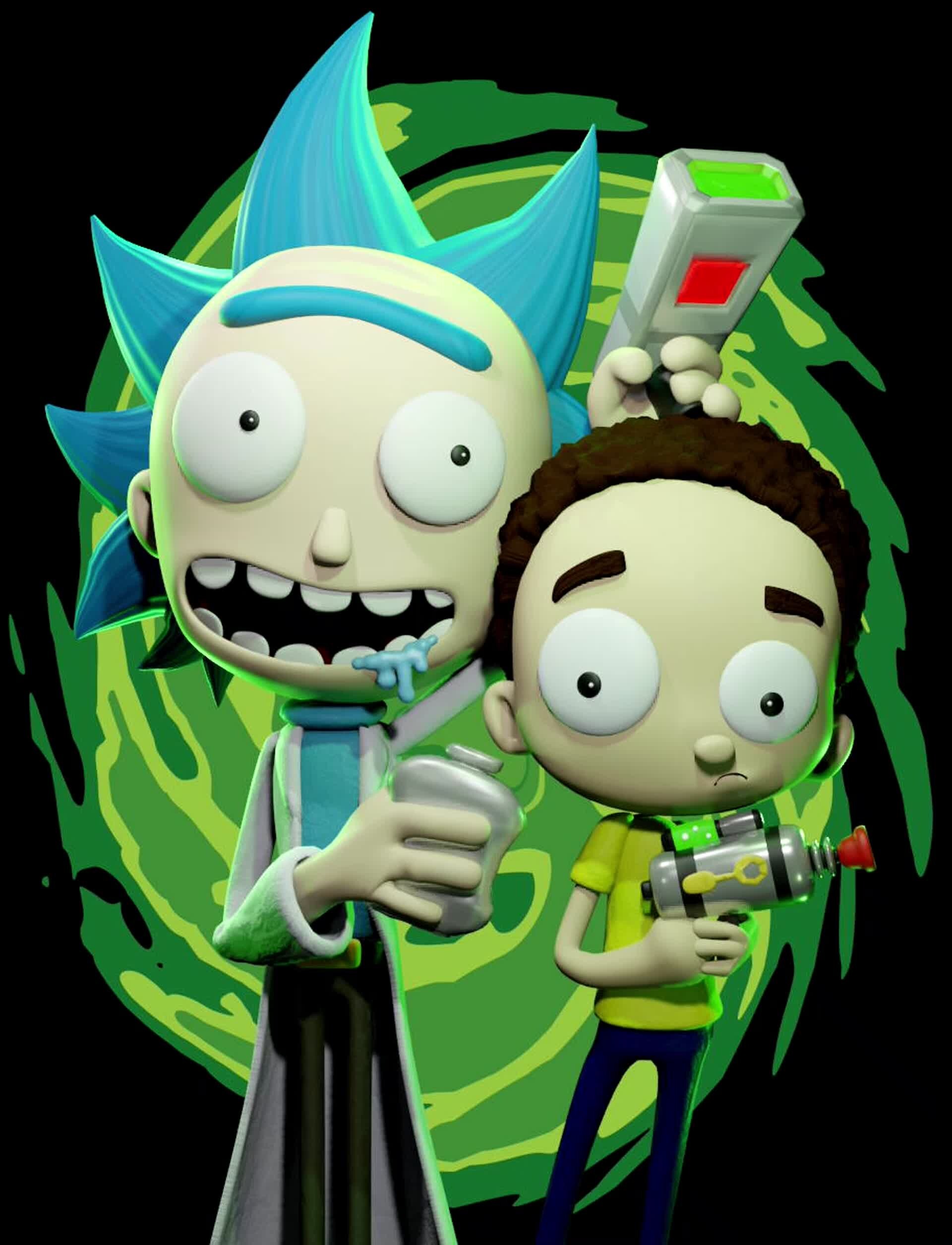 ArtStation - rick and morty