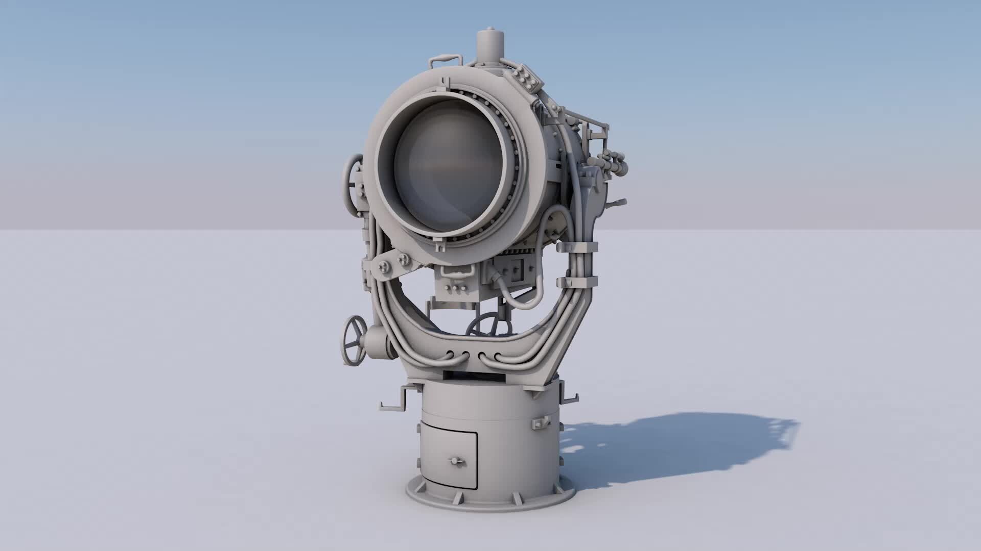 ArtStation - Royal Navy Searchlight 24