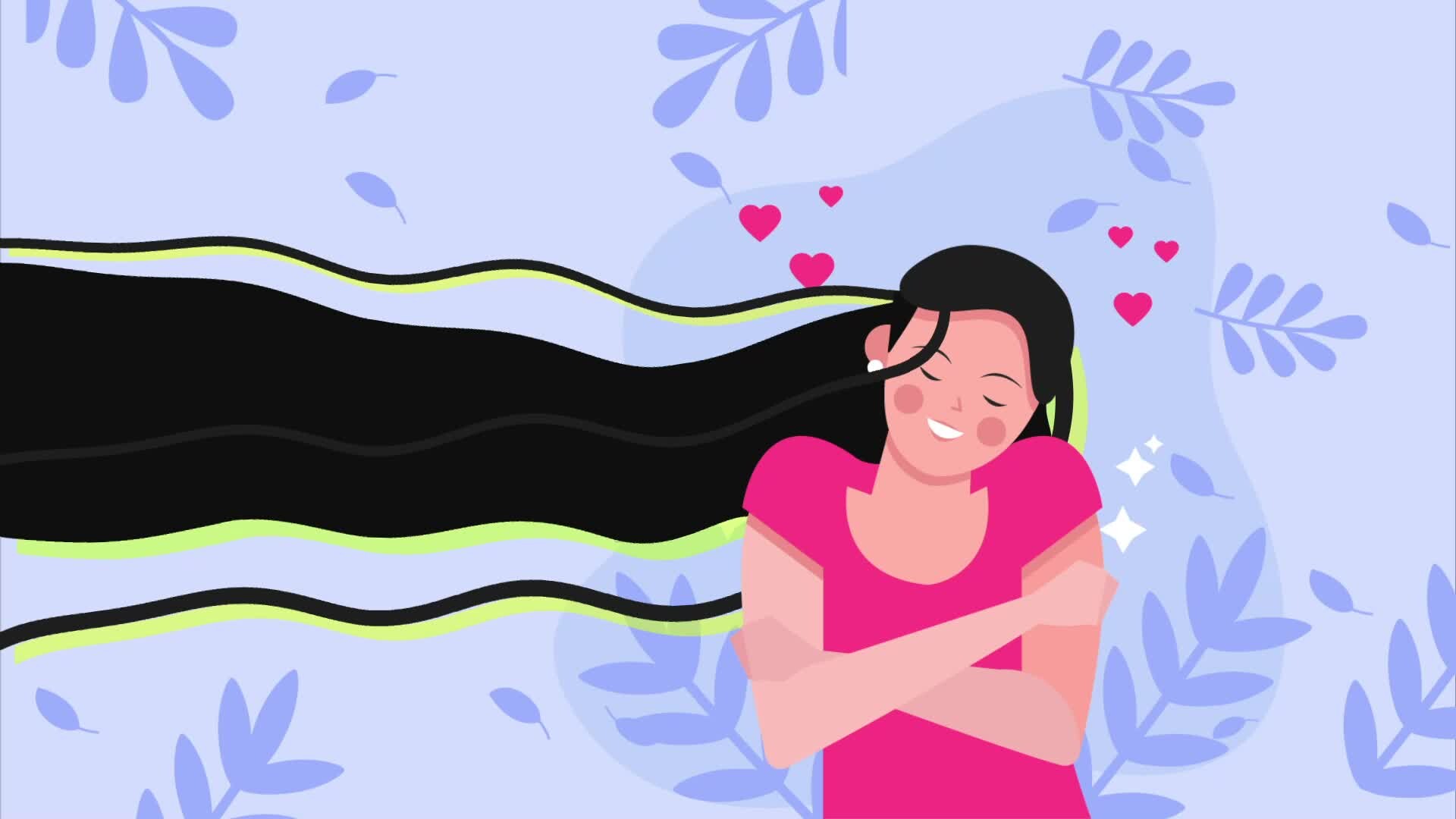 ArtStation - 2d character hair simulation