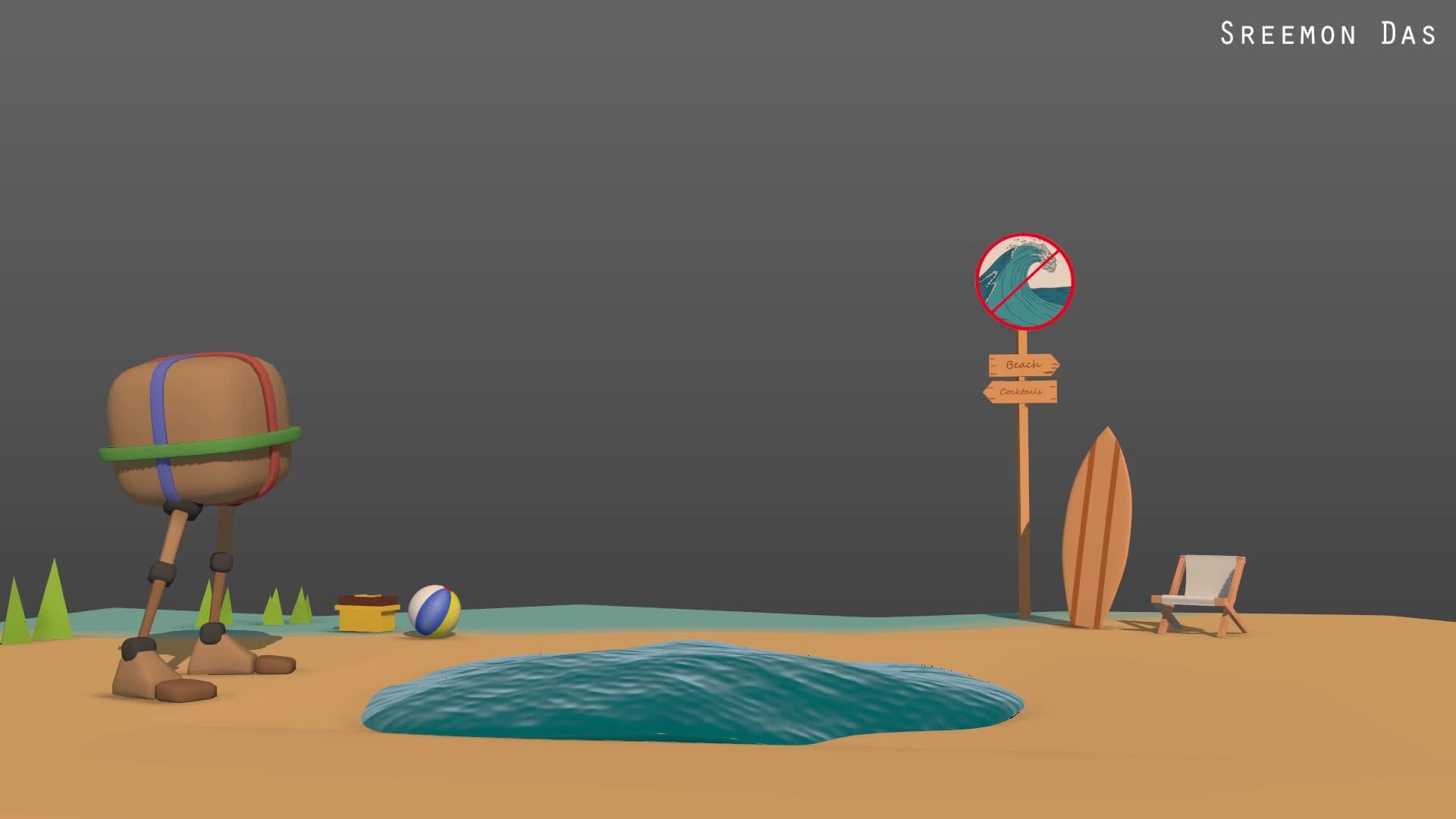 ArtStation - A Basic Two Leg Jump Animation