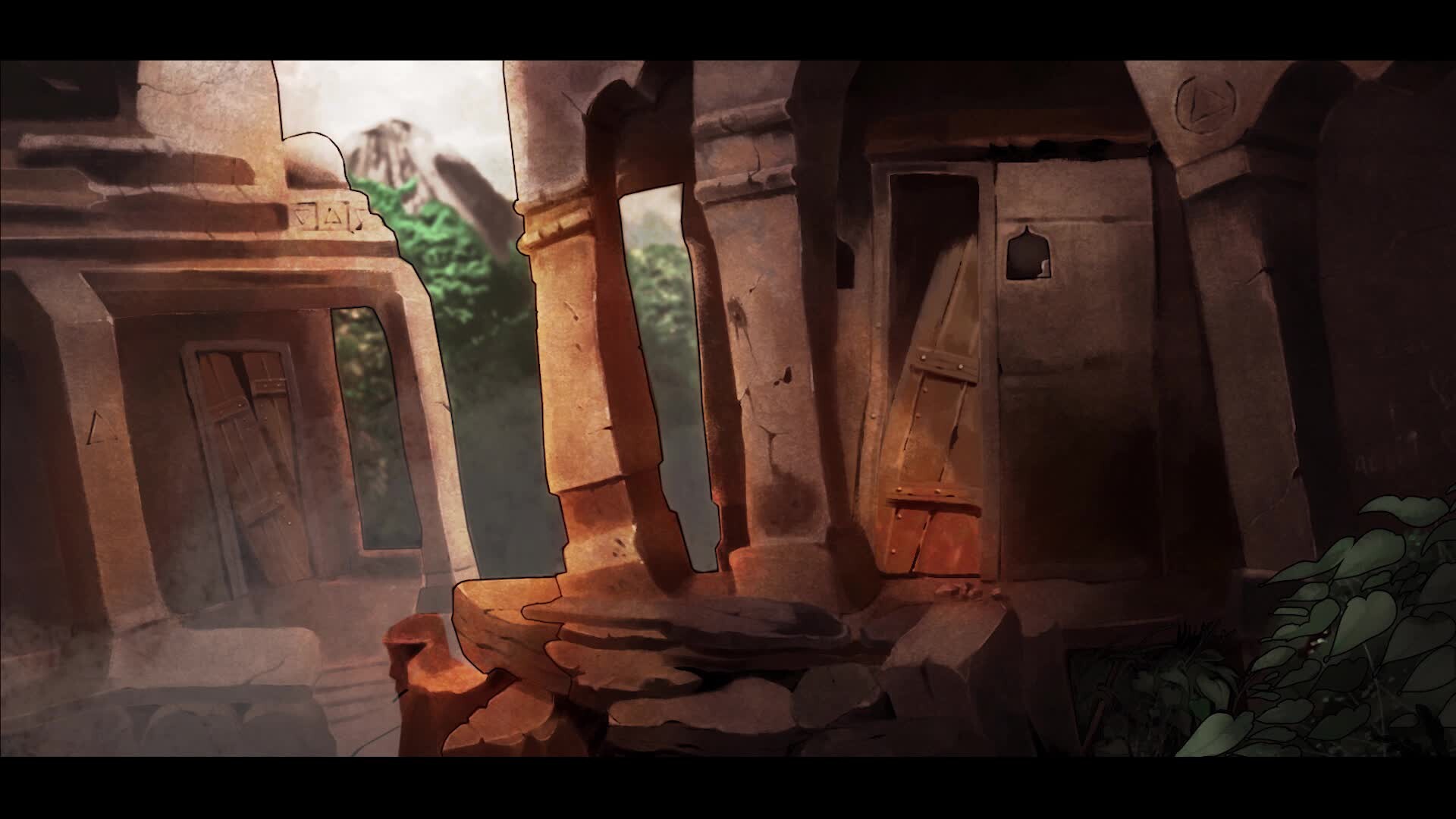 ArtStation - RUIN RUN - 2D animated clip