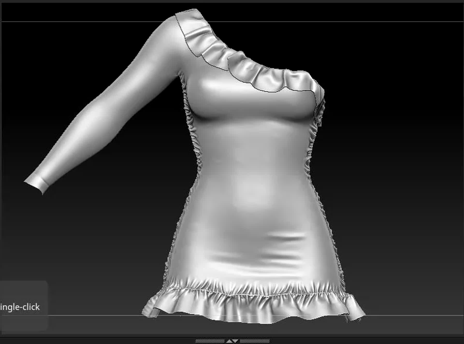 ArtStation - Clothing practice - Dress for virtual world Second Life