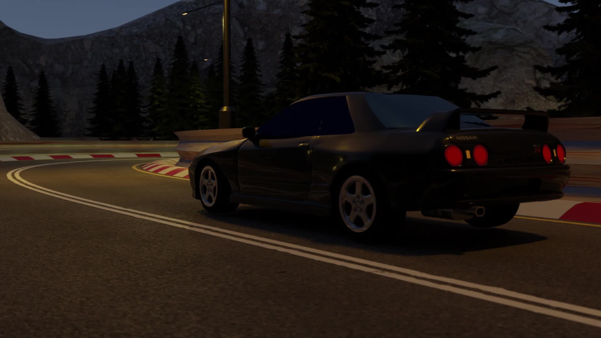 ArtStation - R32 Drifting on Mountain Road