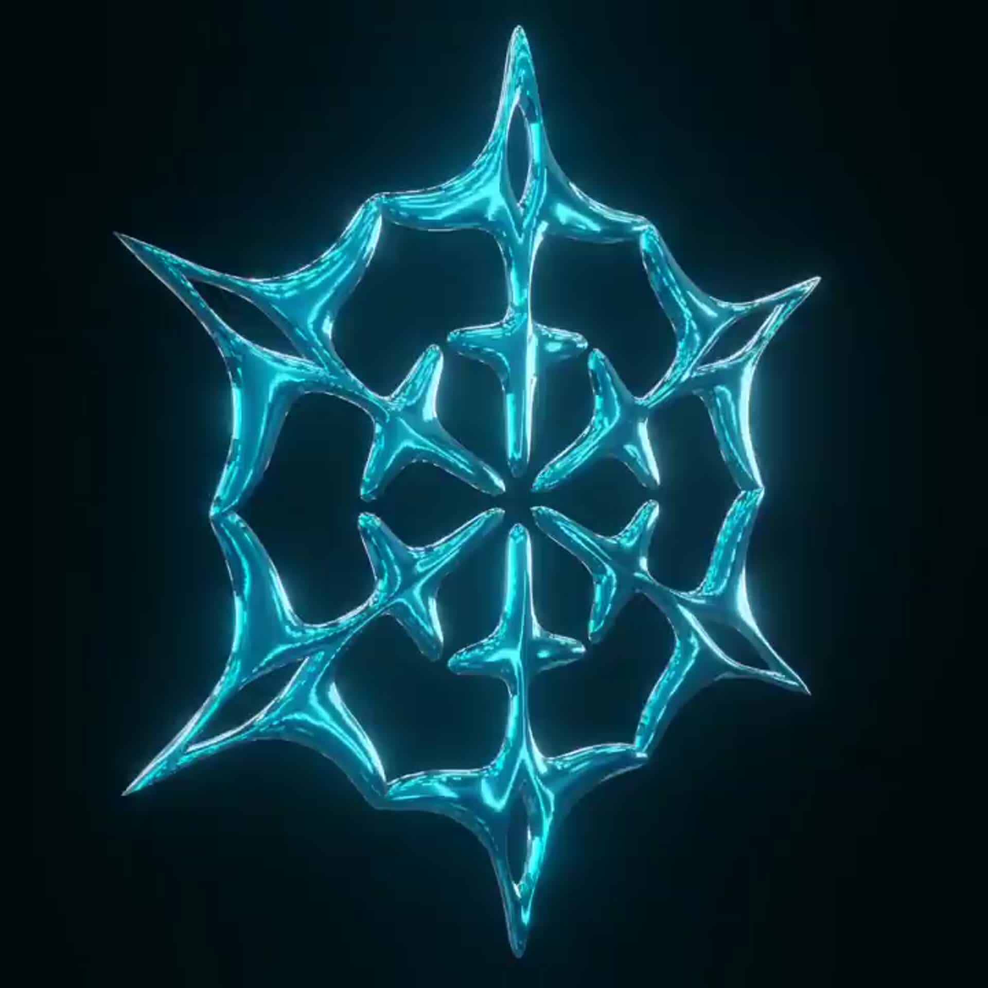 ArtStation - Snowflake animation