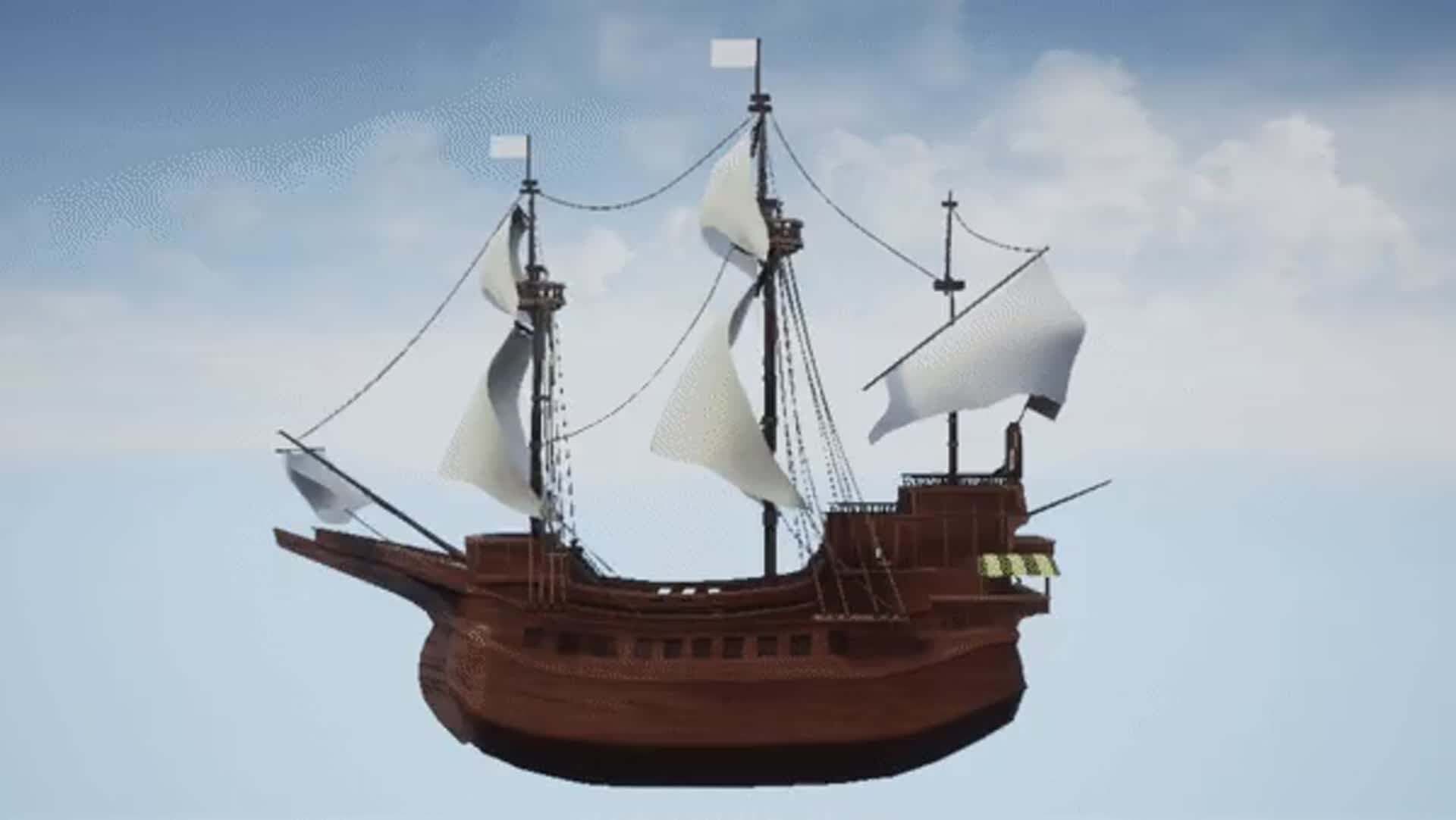 ArtStation - Spanish Armada Project, 3D Model Ship