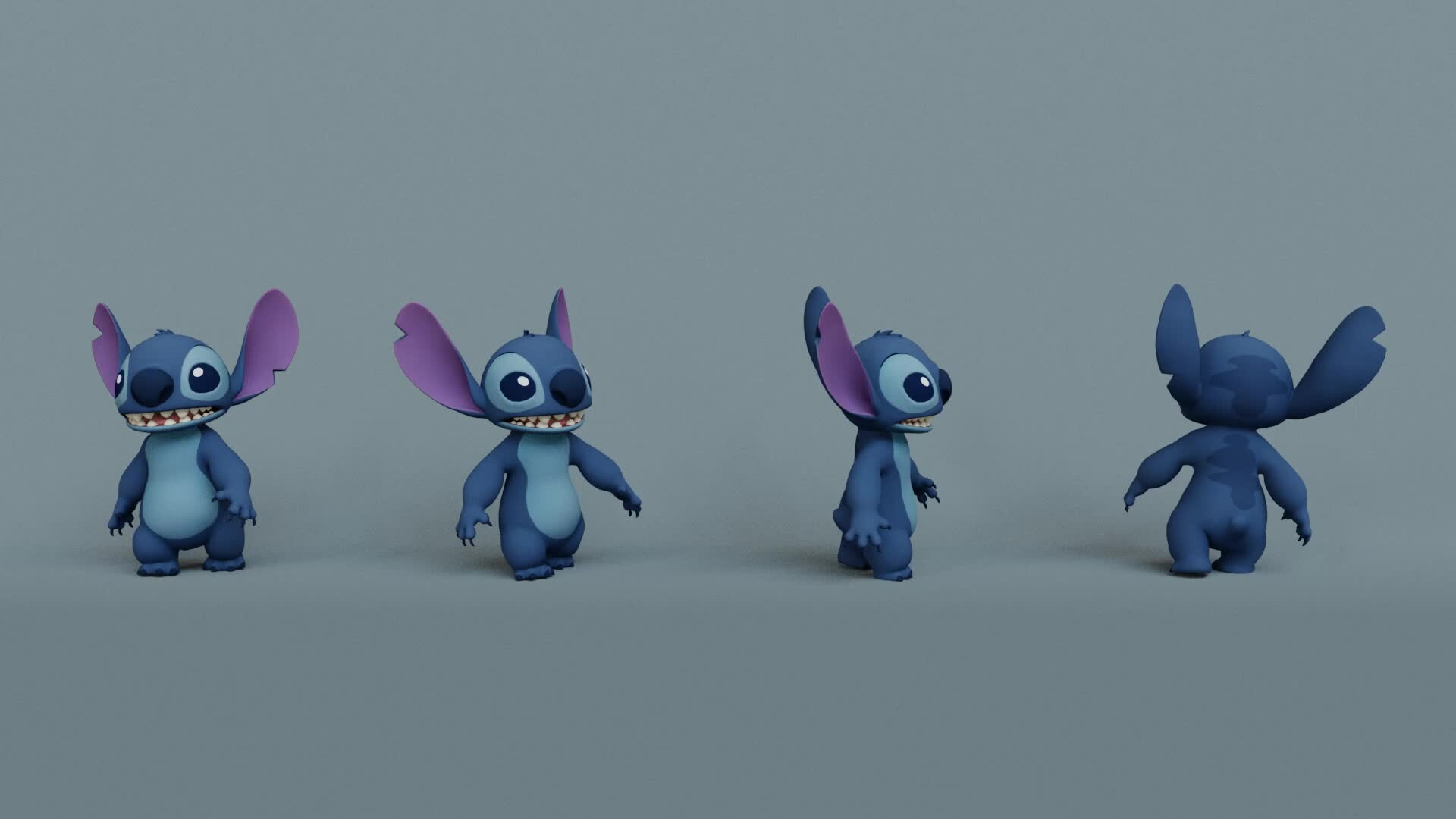 ArtStation - Stitch Walk Cycle