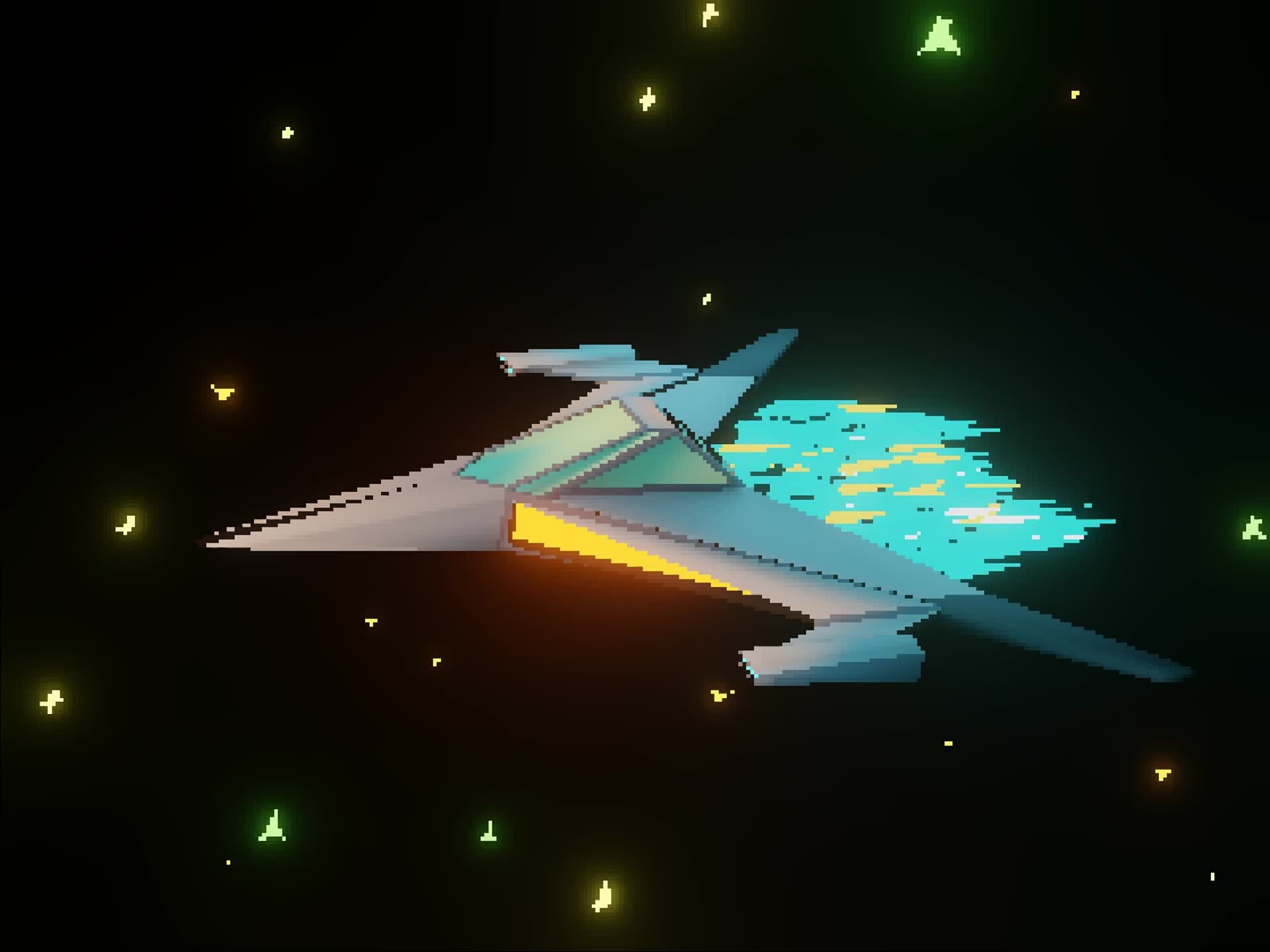 ArtStation - Low poly Space Fighter