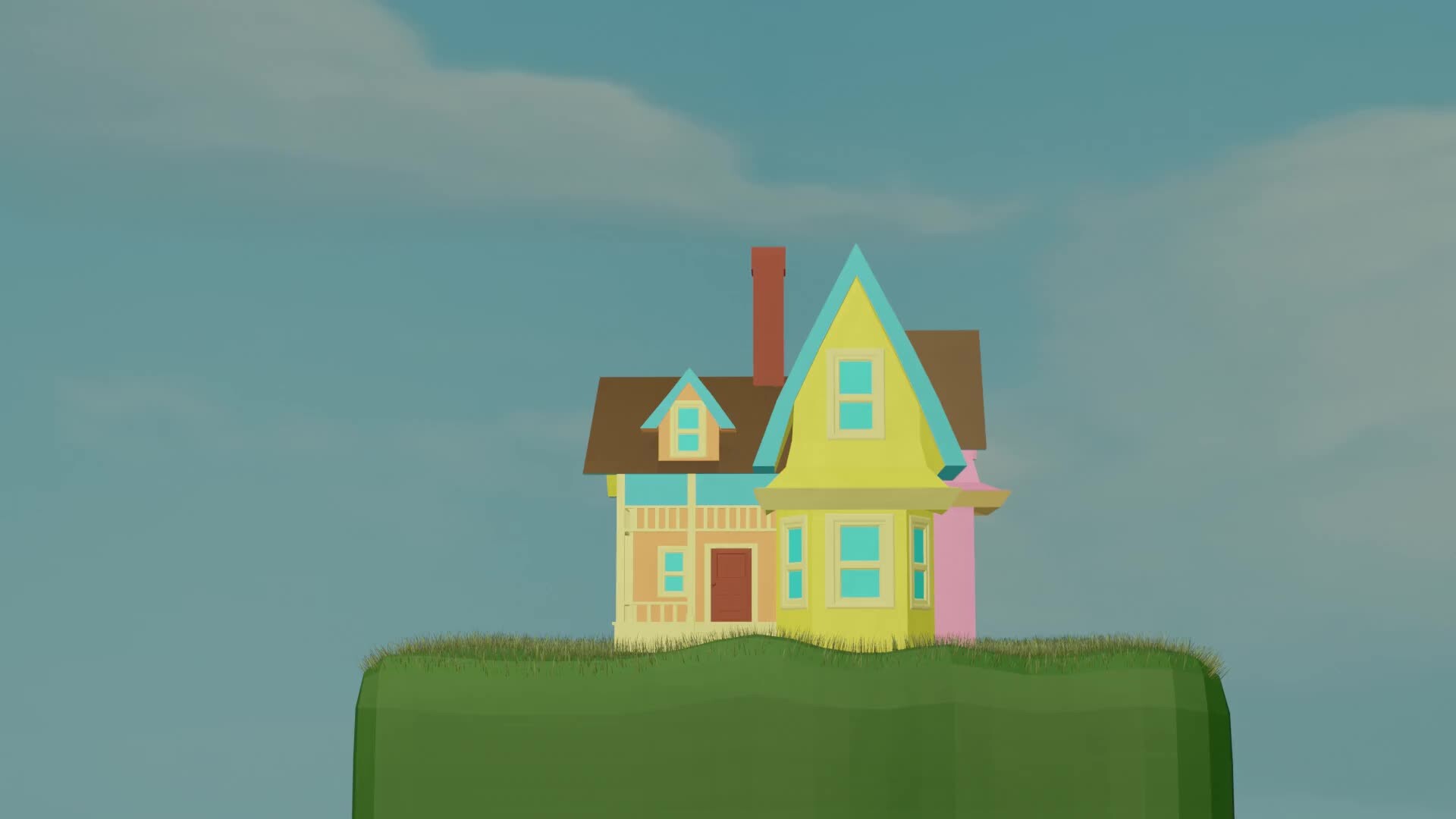 ArtStation - Blender - Hard surface modelling - "Pixars "UP" house"