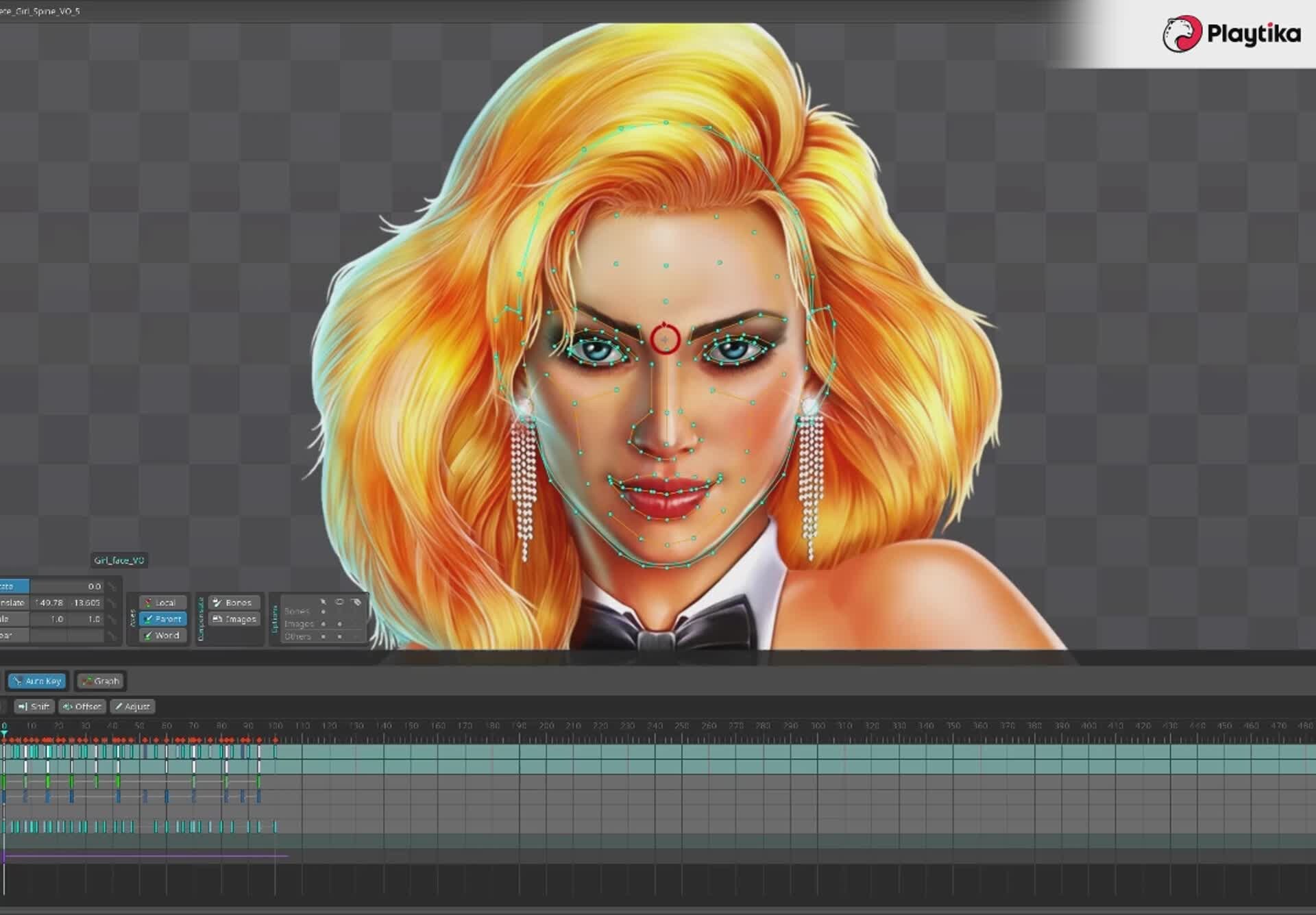 ArtStation - Spine 2D Girl voice over