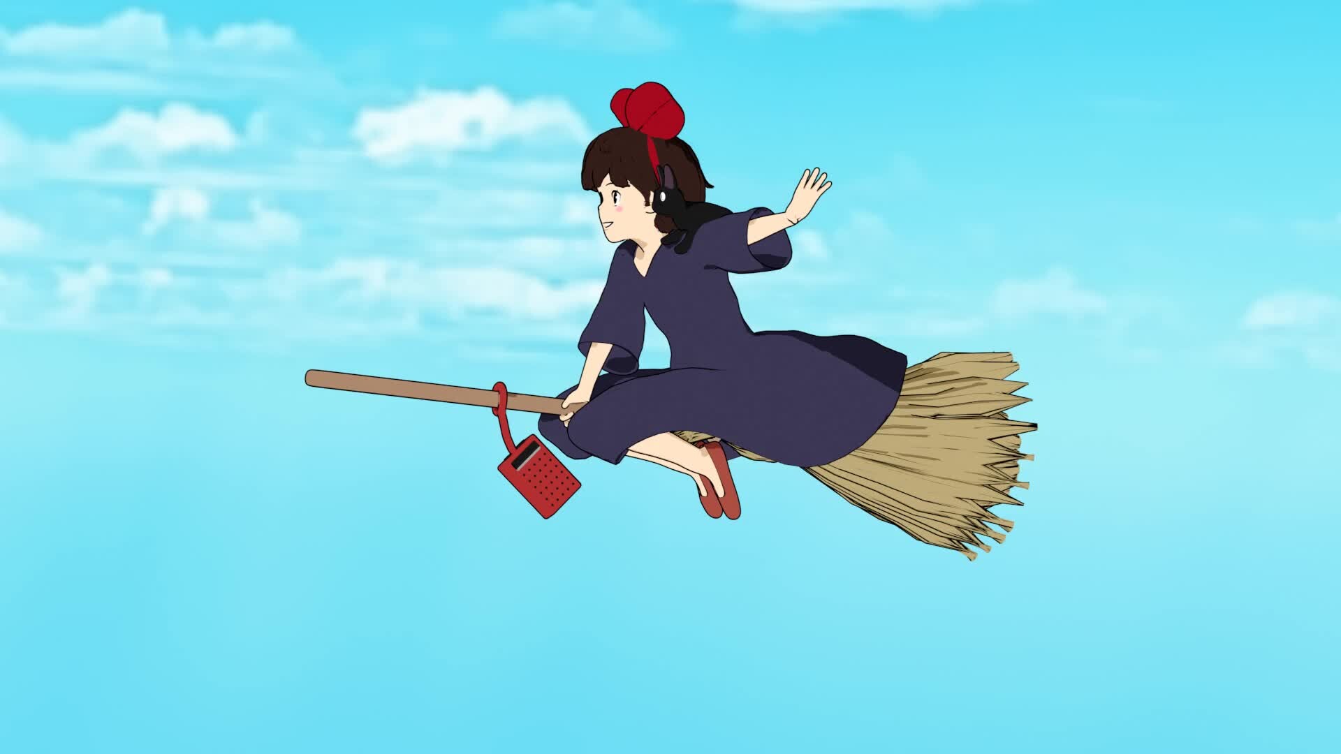 ArtStation - Kiki flying