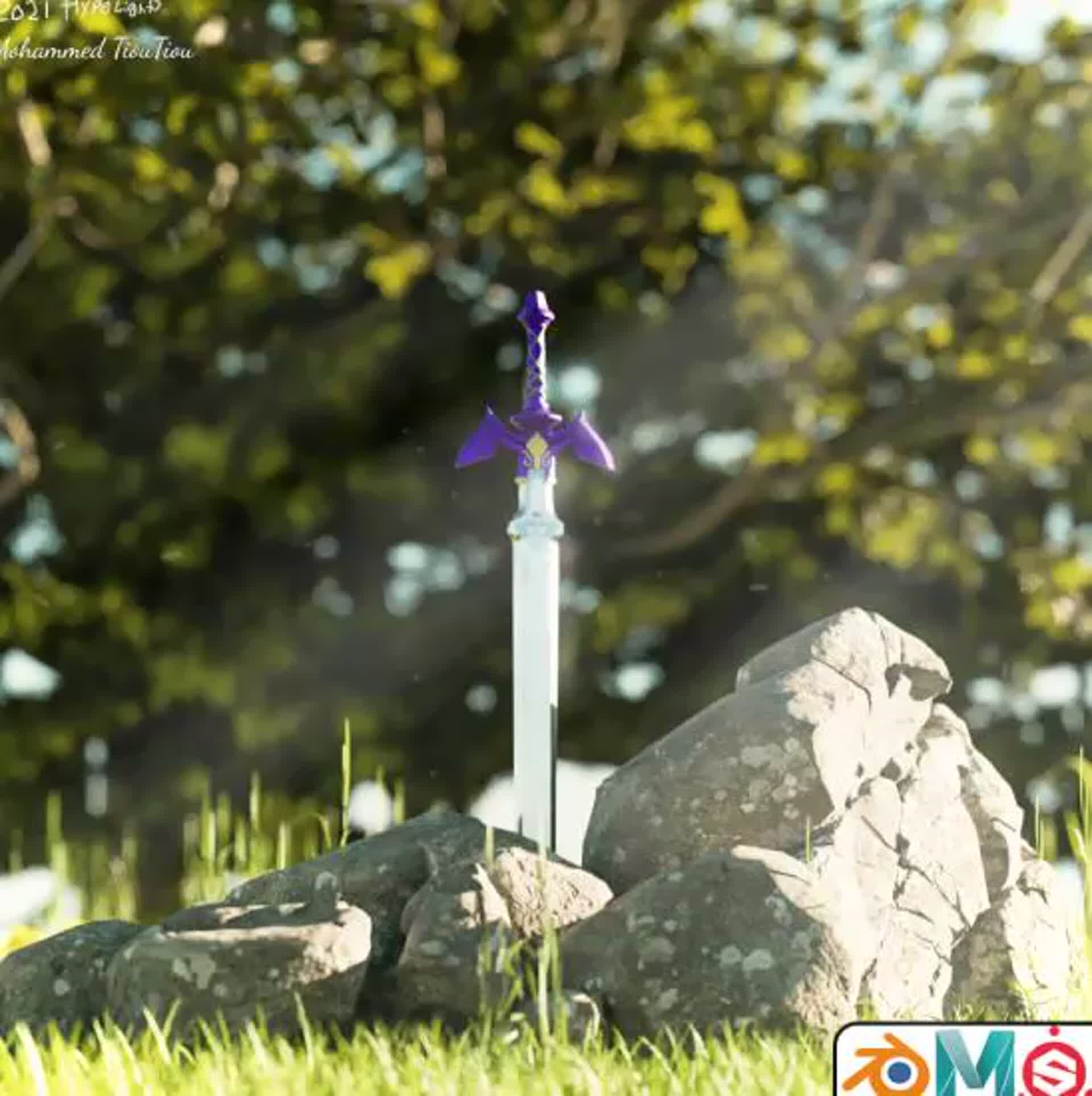 ArtStation - MASTER SWORD FROM LEGEND OF ZELDA