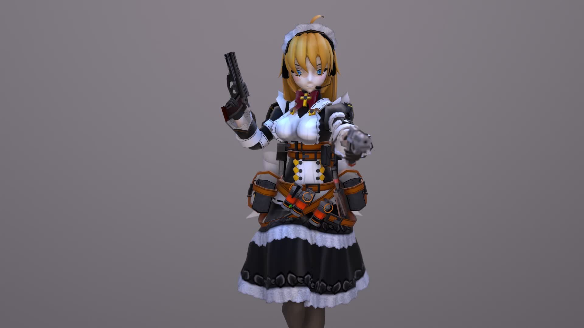 ArtStation - Battle Maid Design for games
