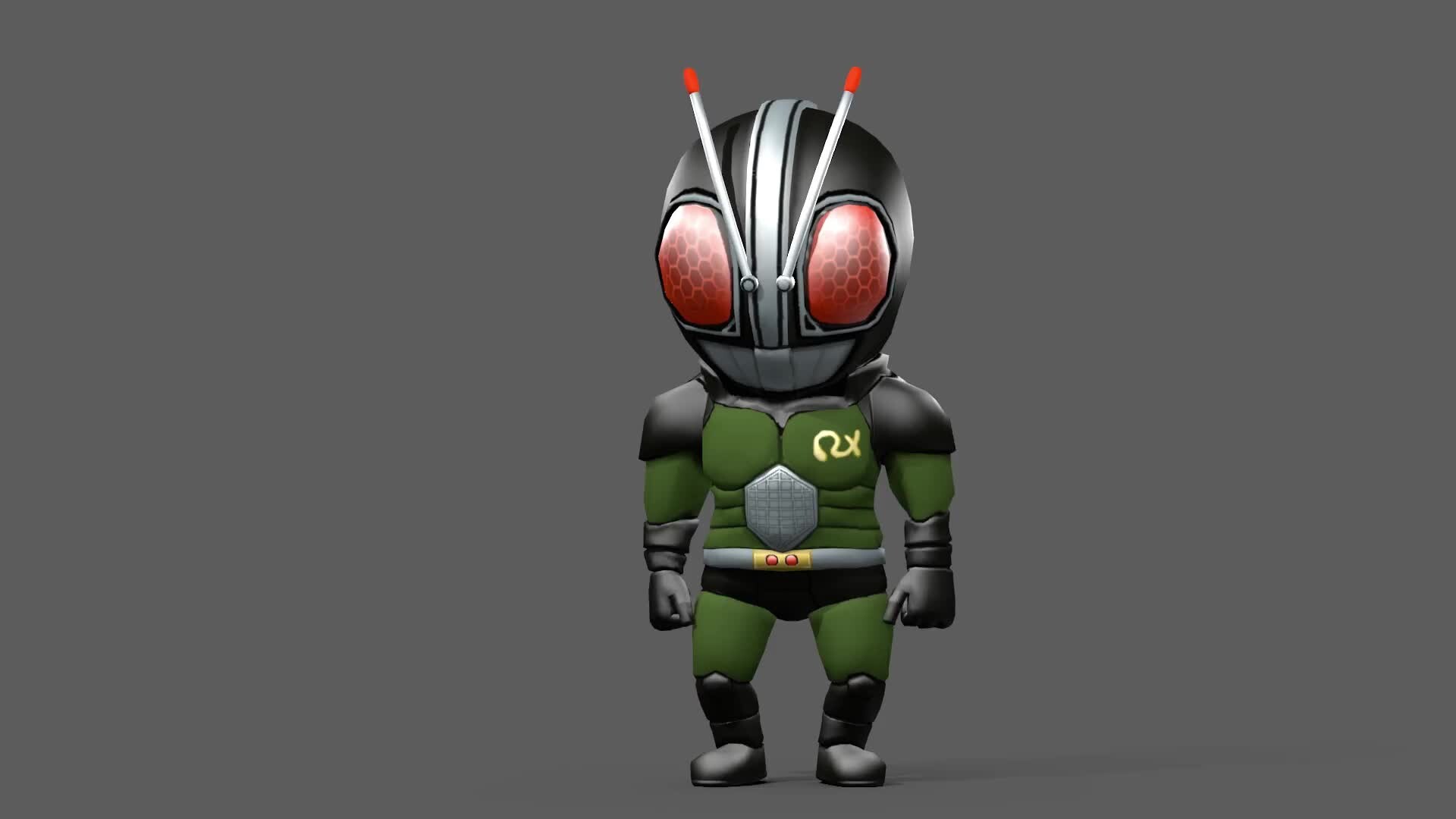 ArtStation - Chibi Kamen Rider Animation