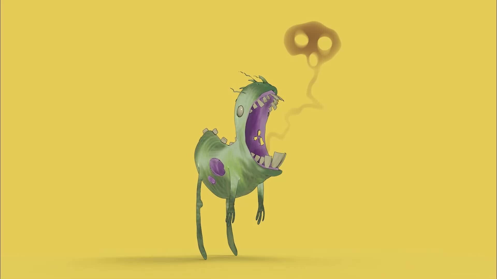 ArtStation - Stinky Monster - 3D Model