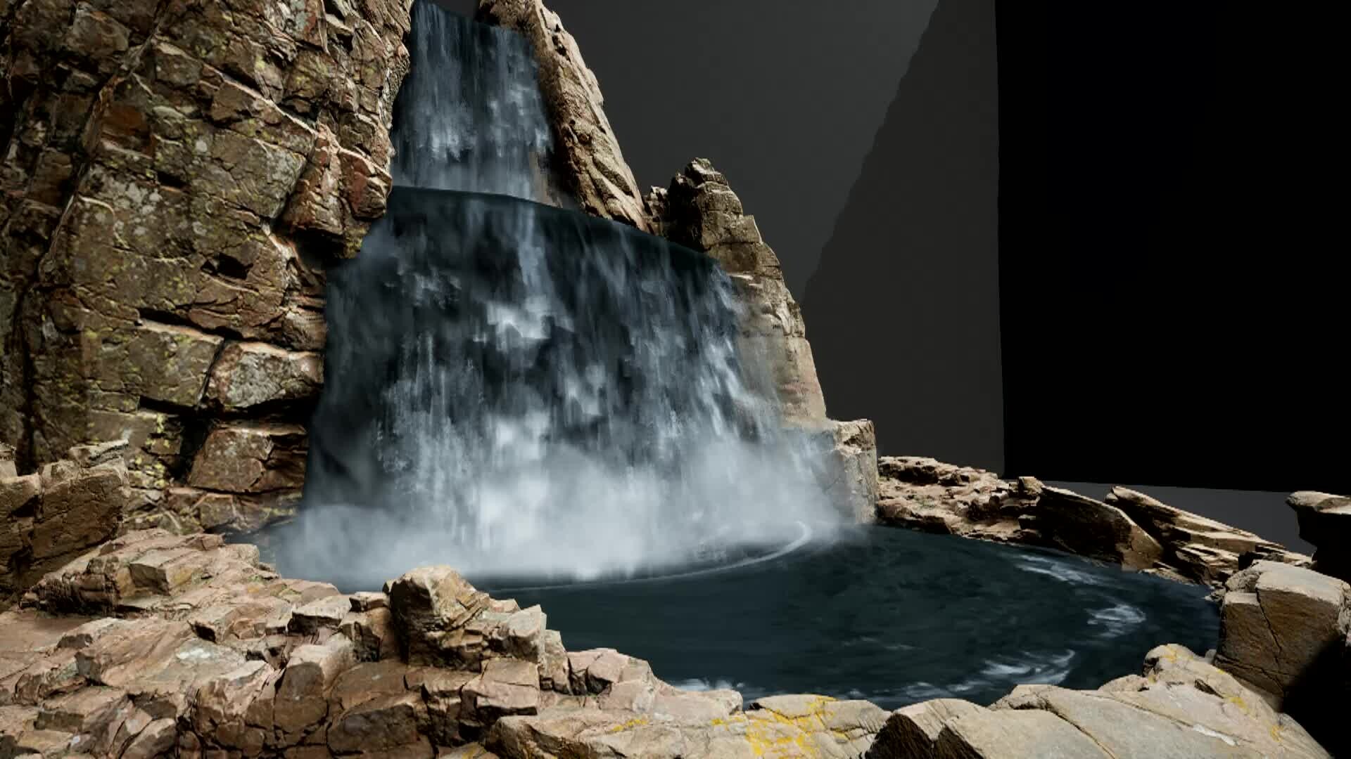 ArtStation - Waterfall Study