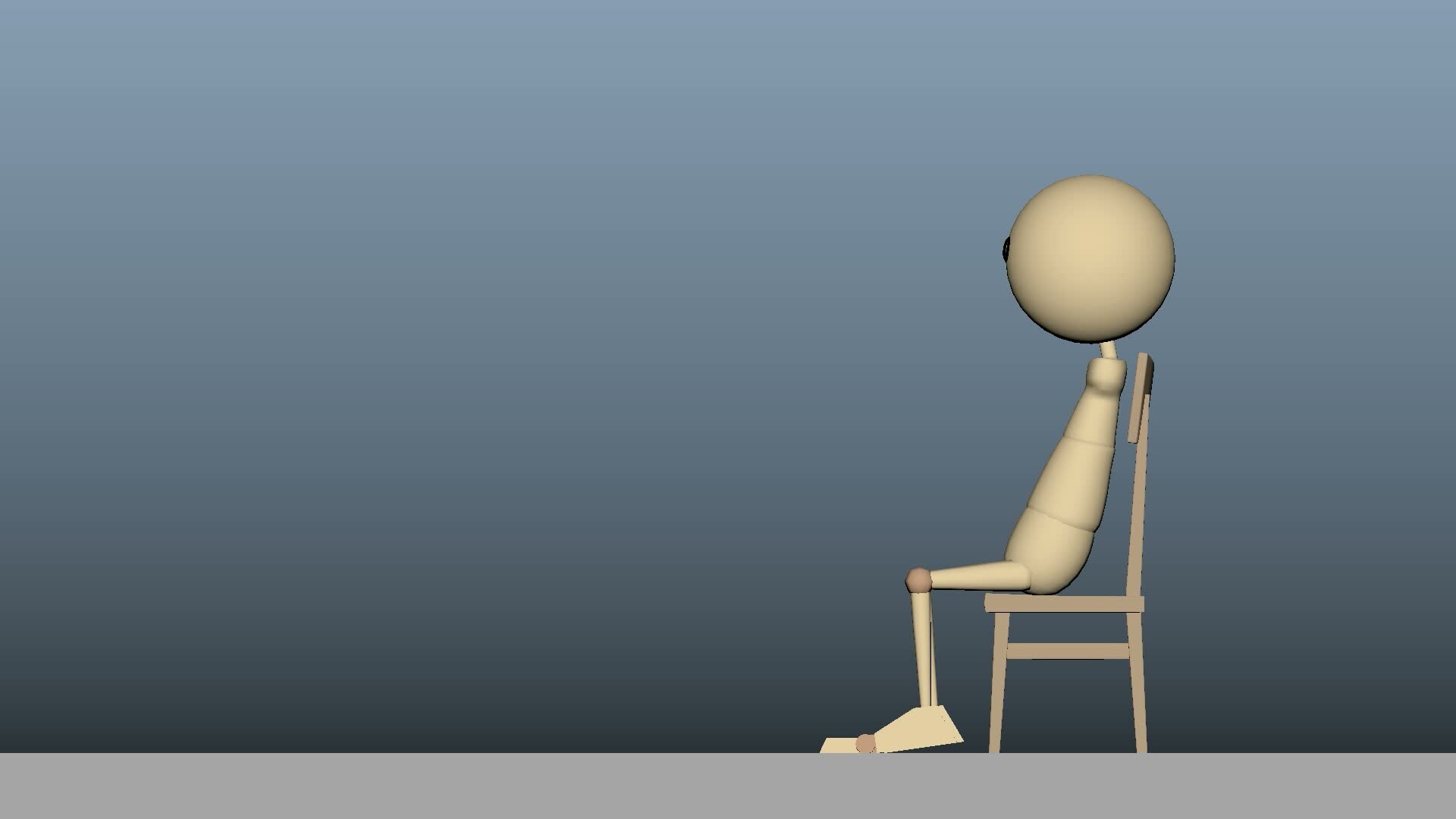 ArtStation - Back to the Basics - Sit to Stand Animation