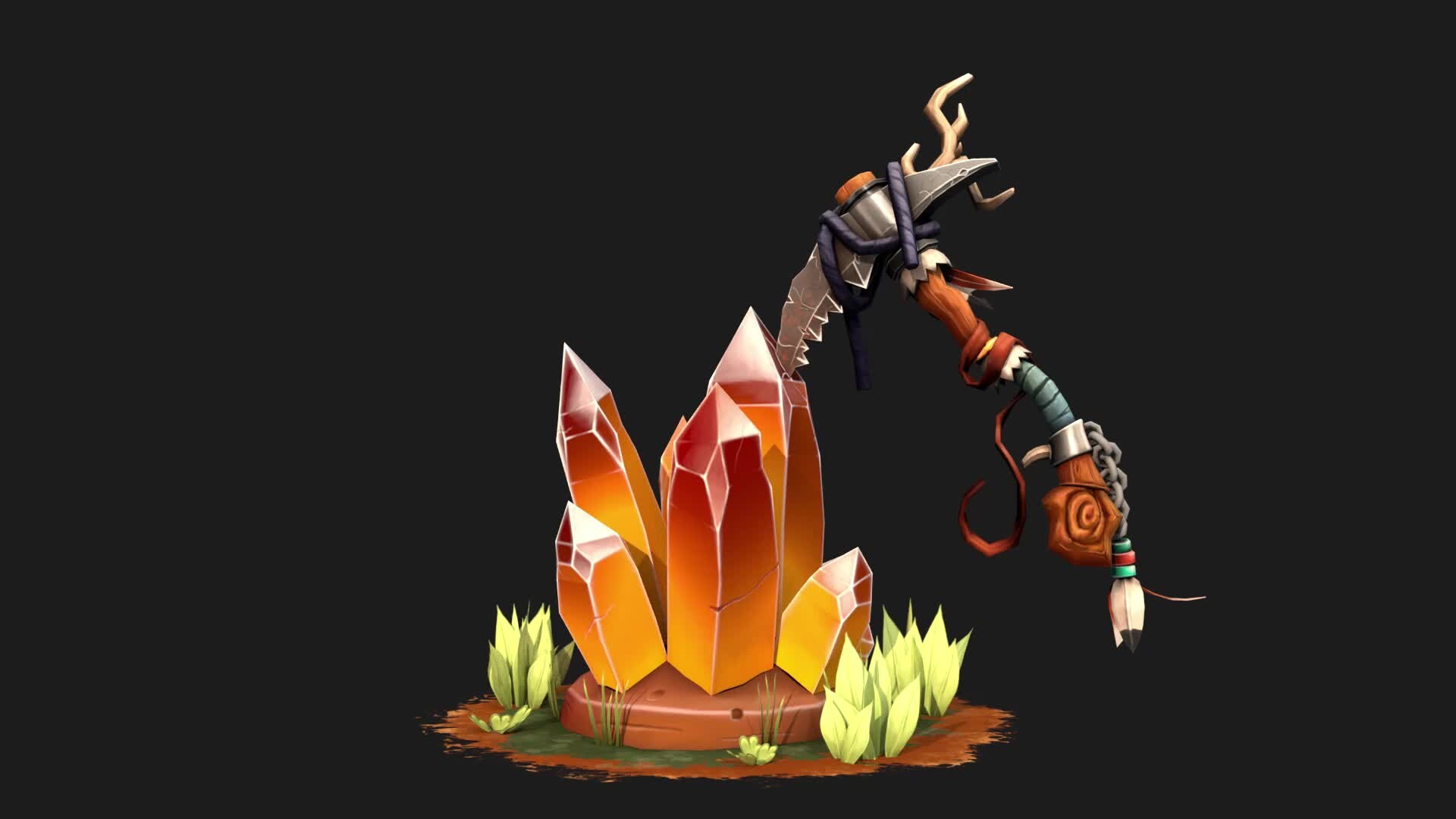 ArtStation - Amber Pickaxe