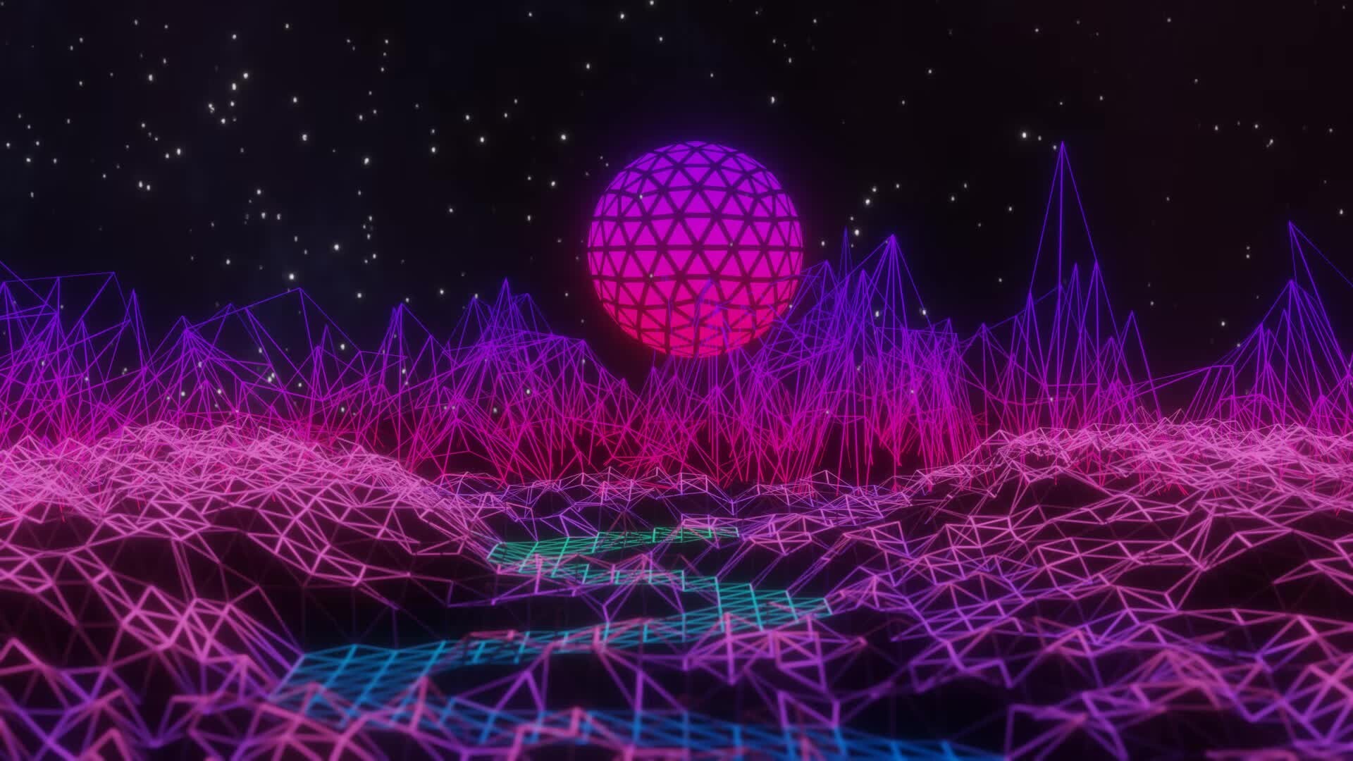 ArtStation - Retro neon world