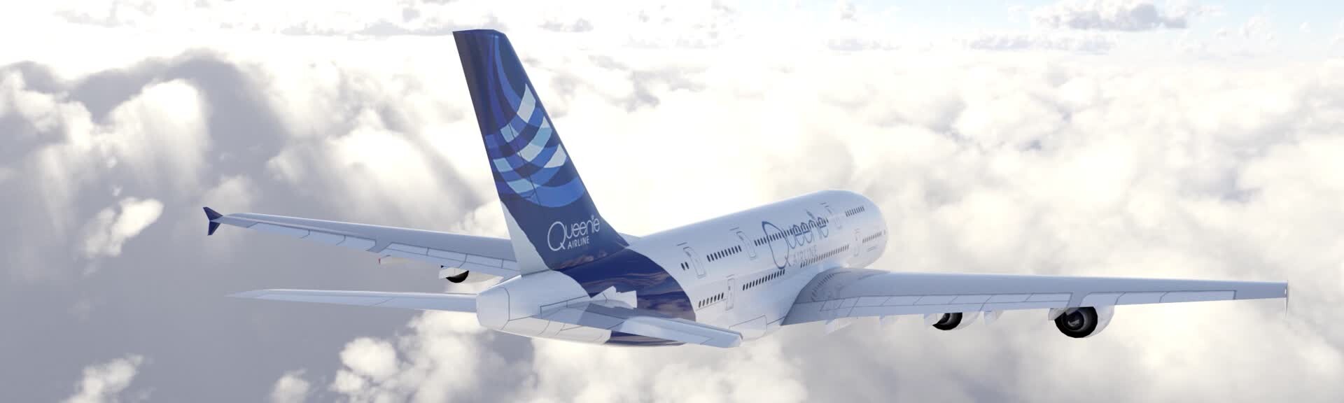 ArtStation - 3D Airplane on SKY