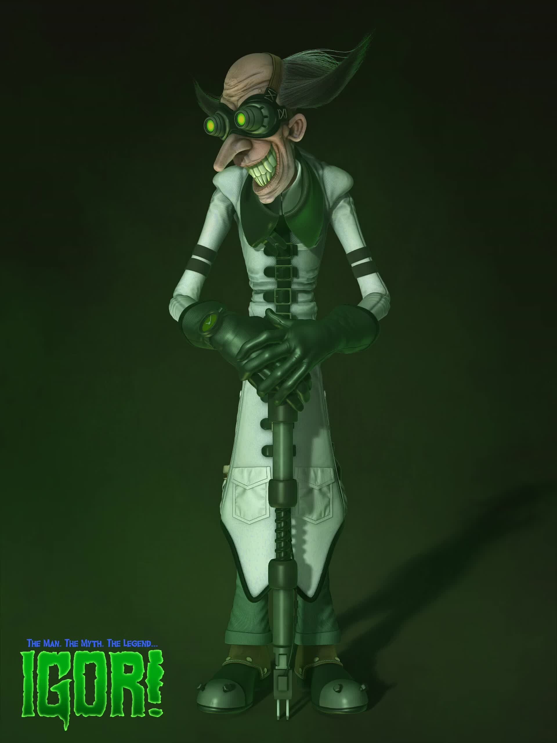 ArtStation - The one and only, super DUPER EVIL, Professor Stein!